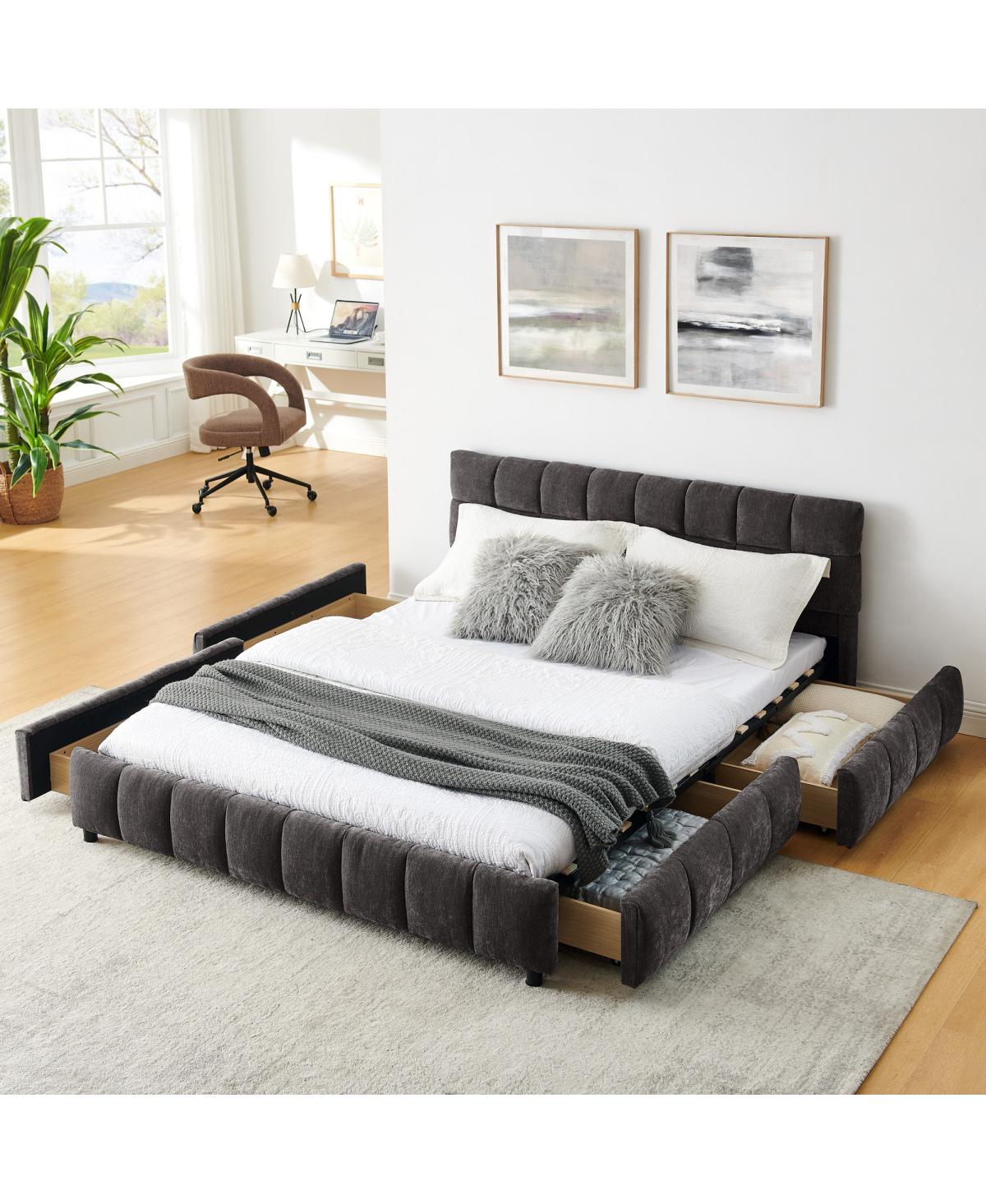 Click here for Streamdale Furniture Upholstered Storage Bed with... prices