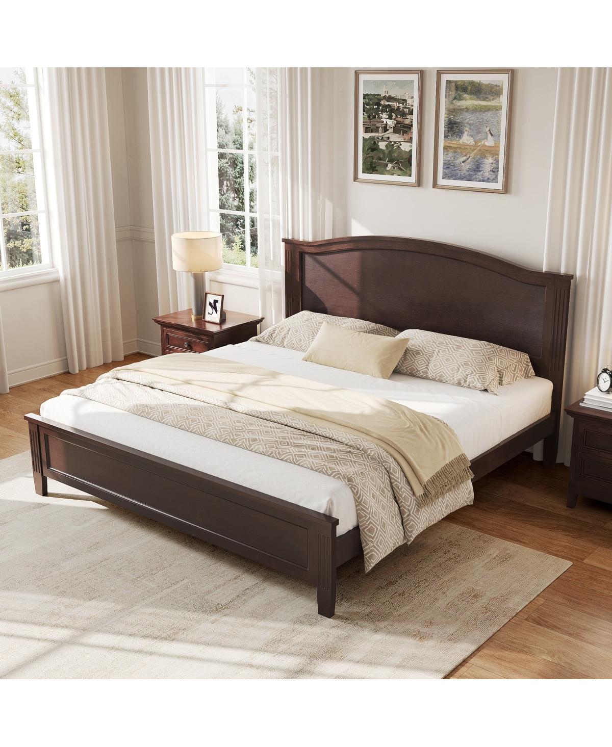 Click here for Streamdale Furniture Queen Size Platform Bed with... prices