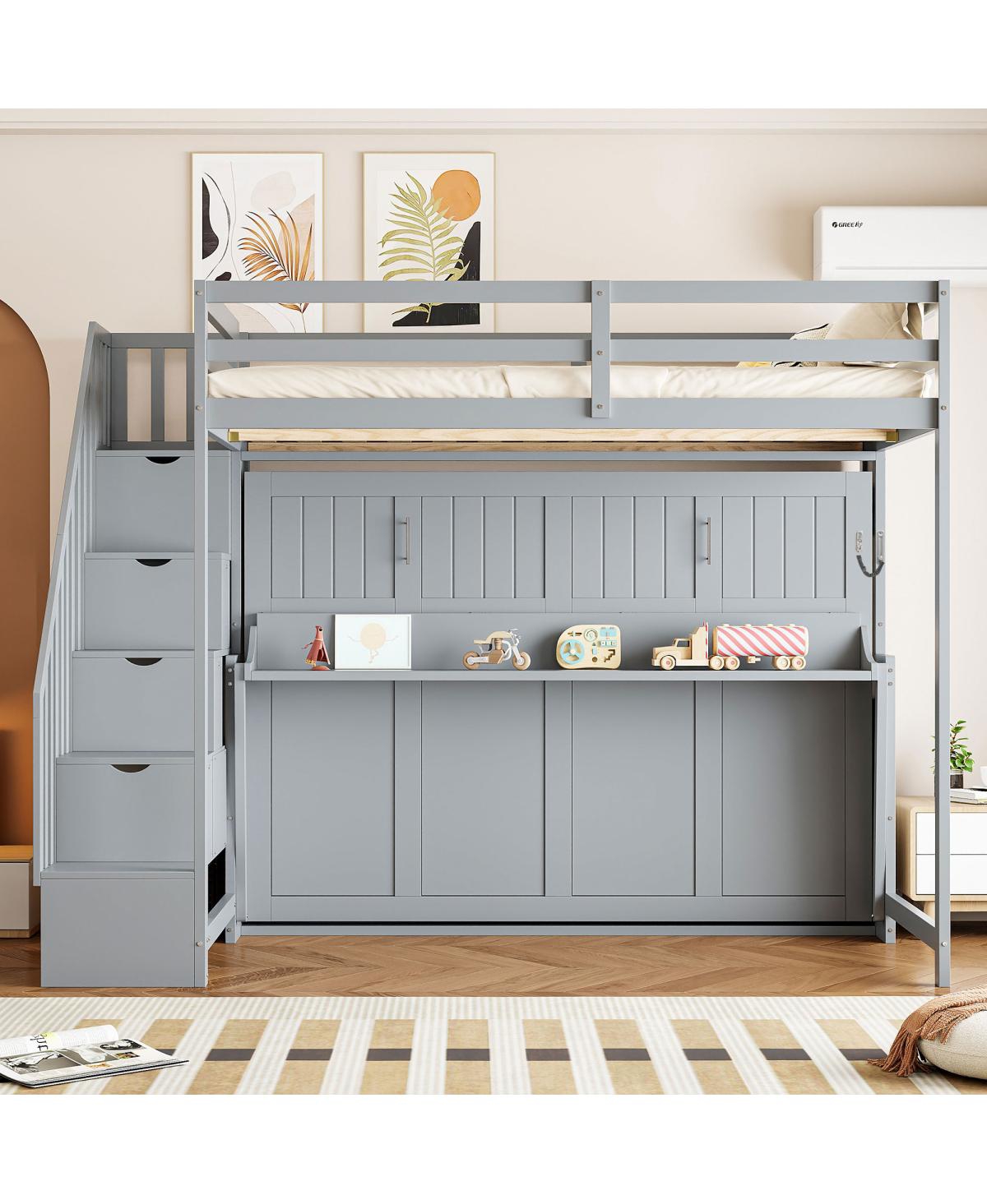 Click here for Streamdale Furniture Murphy Bed with Hydraulic Lif... prices