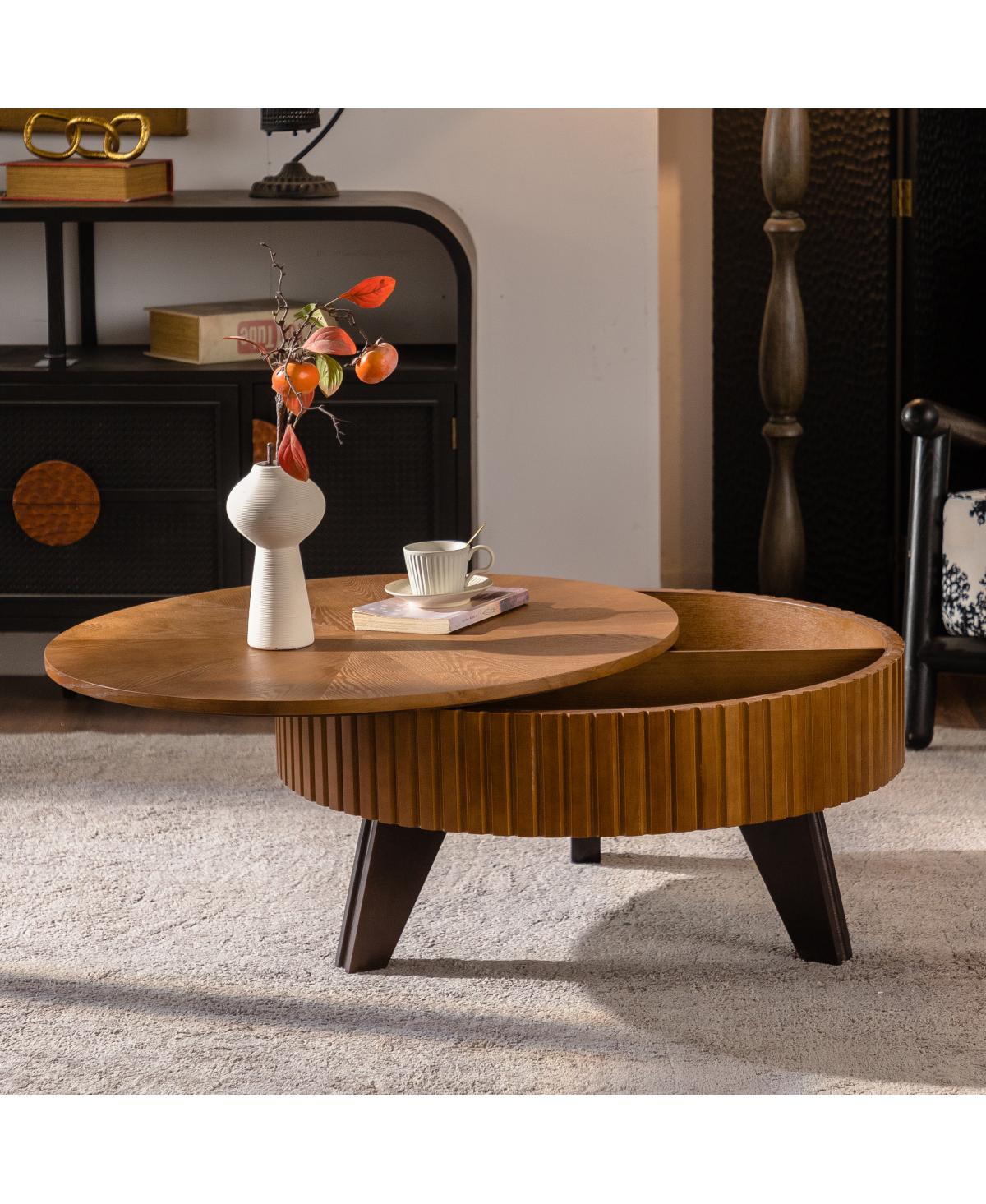 Click here for Streamdale Furniture 31.5 Retro Round Coffee Table... prices