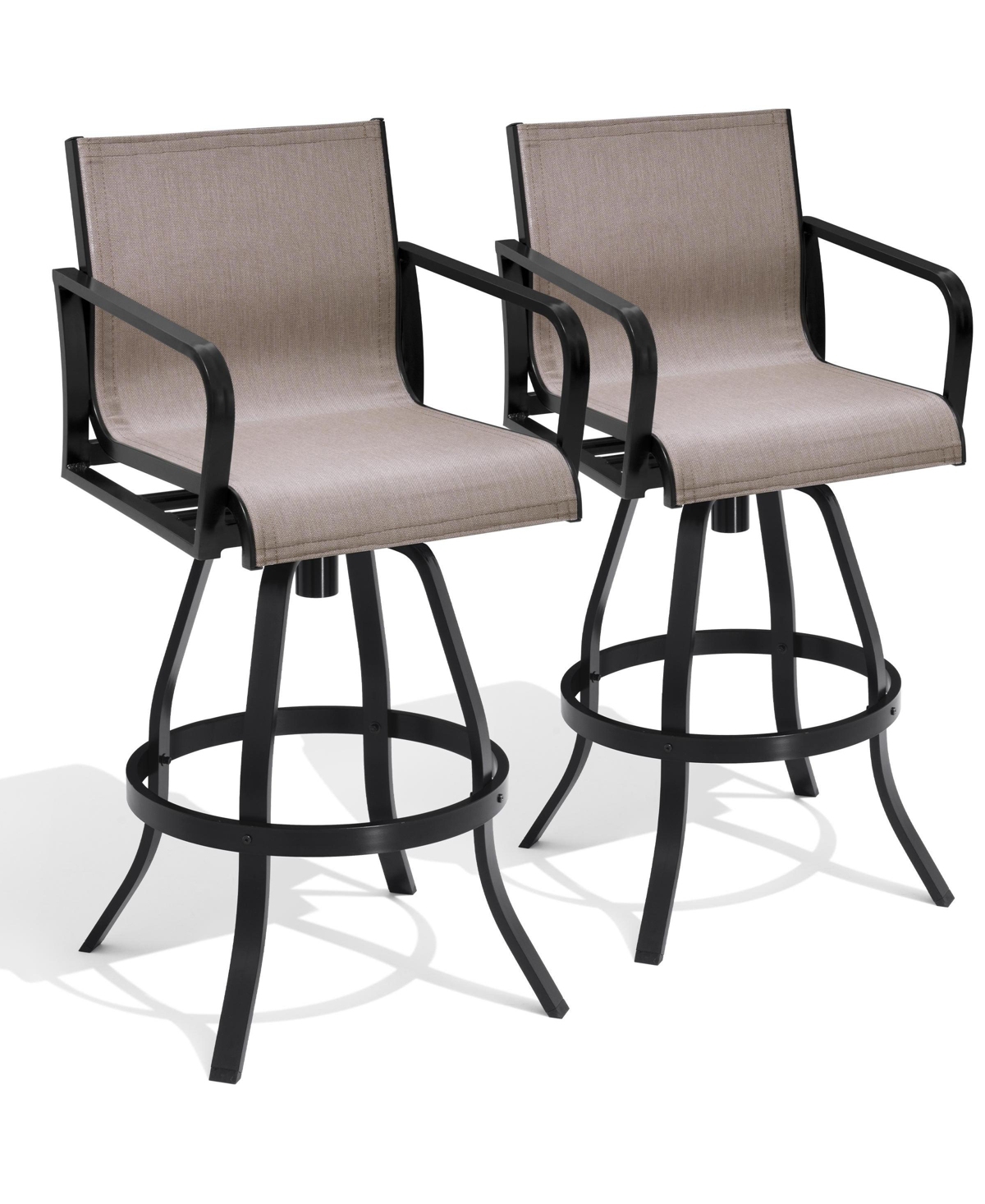 Click here for Pellebant Outdoor Indoor Aluminum Swivel Patio Bar... prices