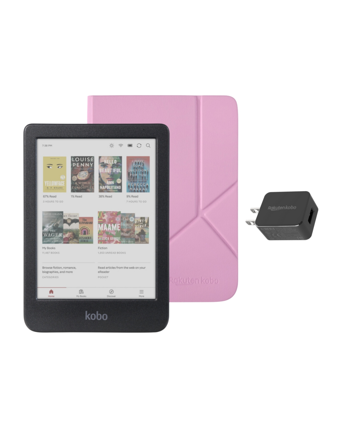 Click here for Kobo Clara eReader with SleepCover Case and Ac Bun... prices