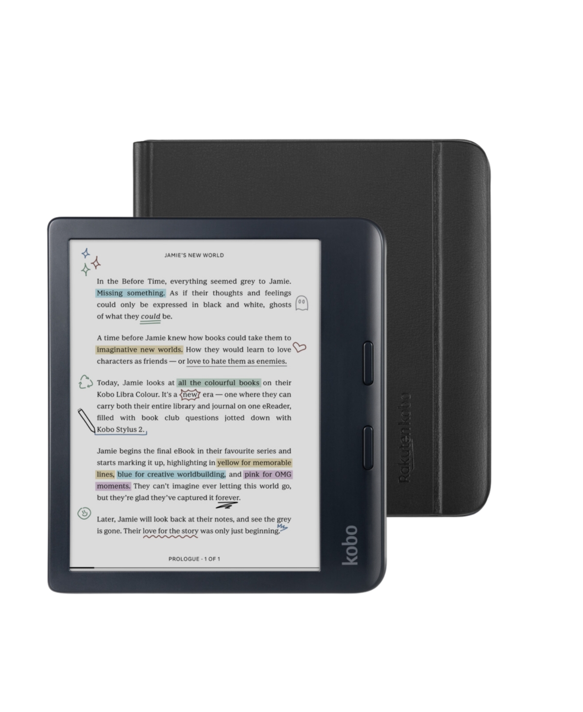 Click here for Kobo Libra 32GB Colour eReader with Notebook Sleep... prices