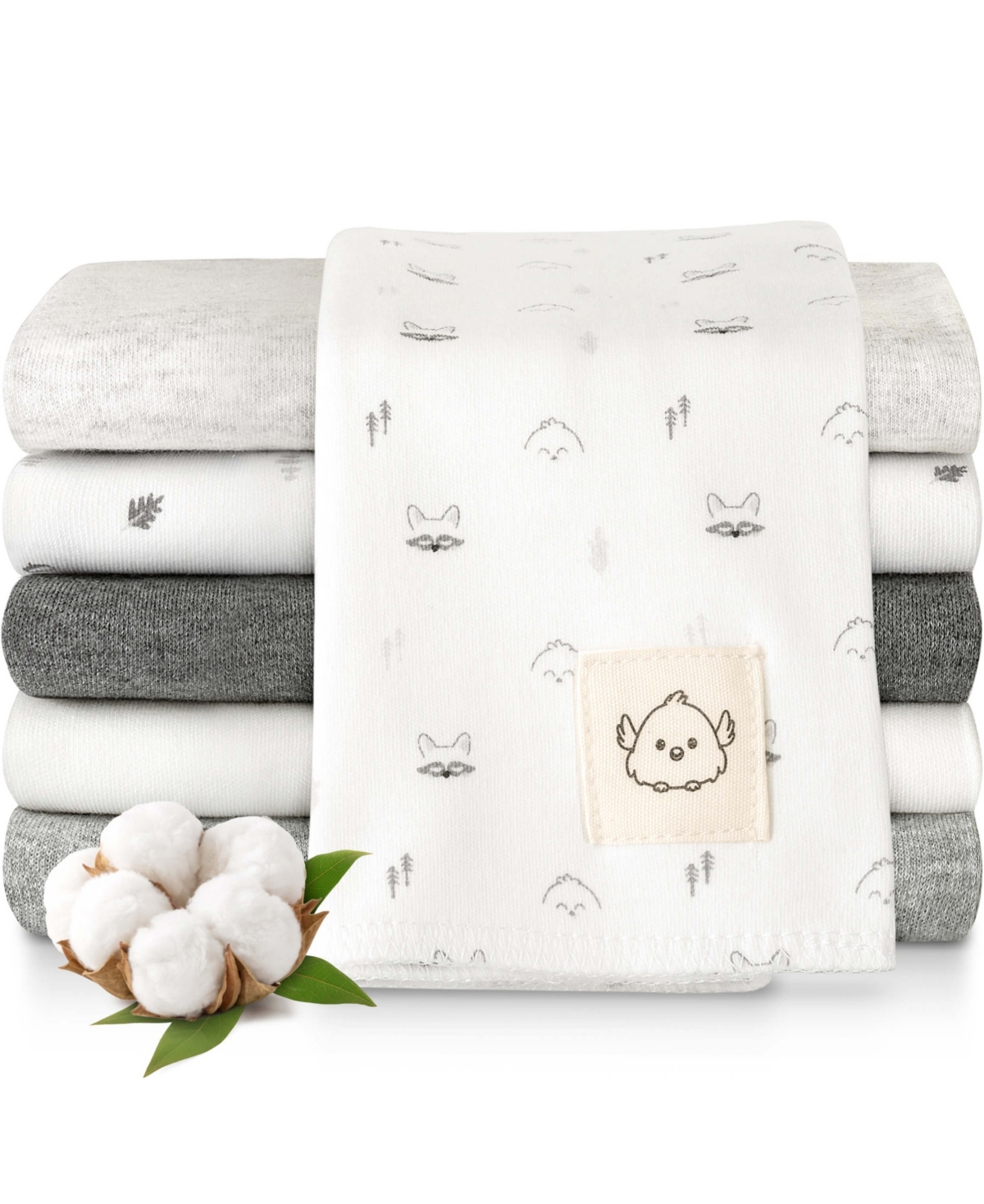Click here for KeaBabies 6pk Shea Baby Burp Cloths for Baby Boys... prices