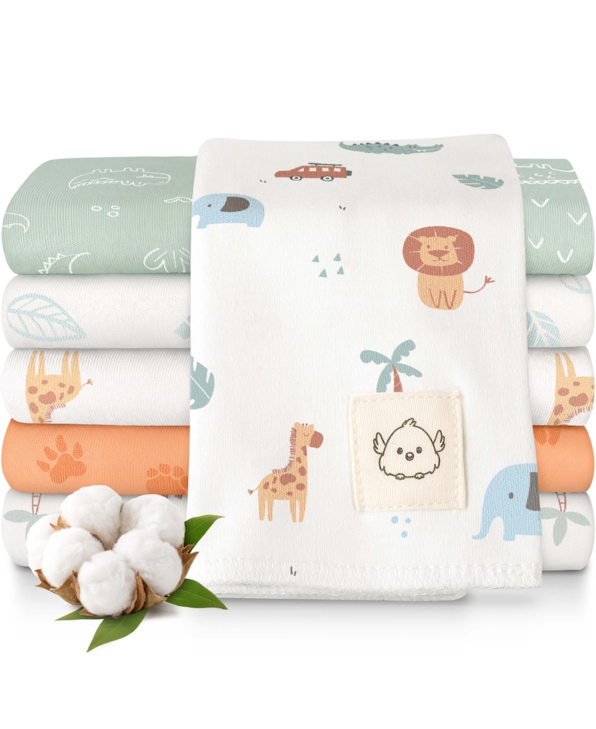 Click here for KeaBabies 6pk Shea Baby Burp Cloths for Baby Boys... prices