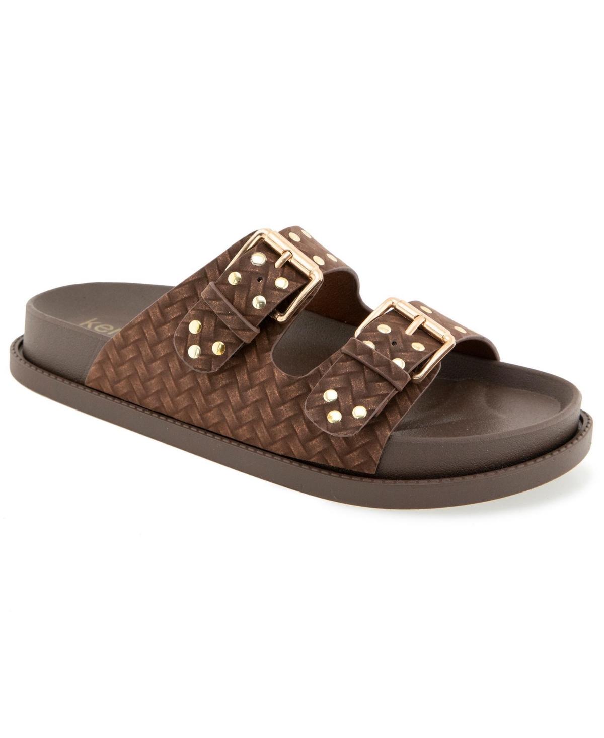 Click here for Kensie Womens Salya Footbed Sandal - Espresso prices