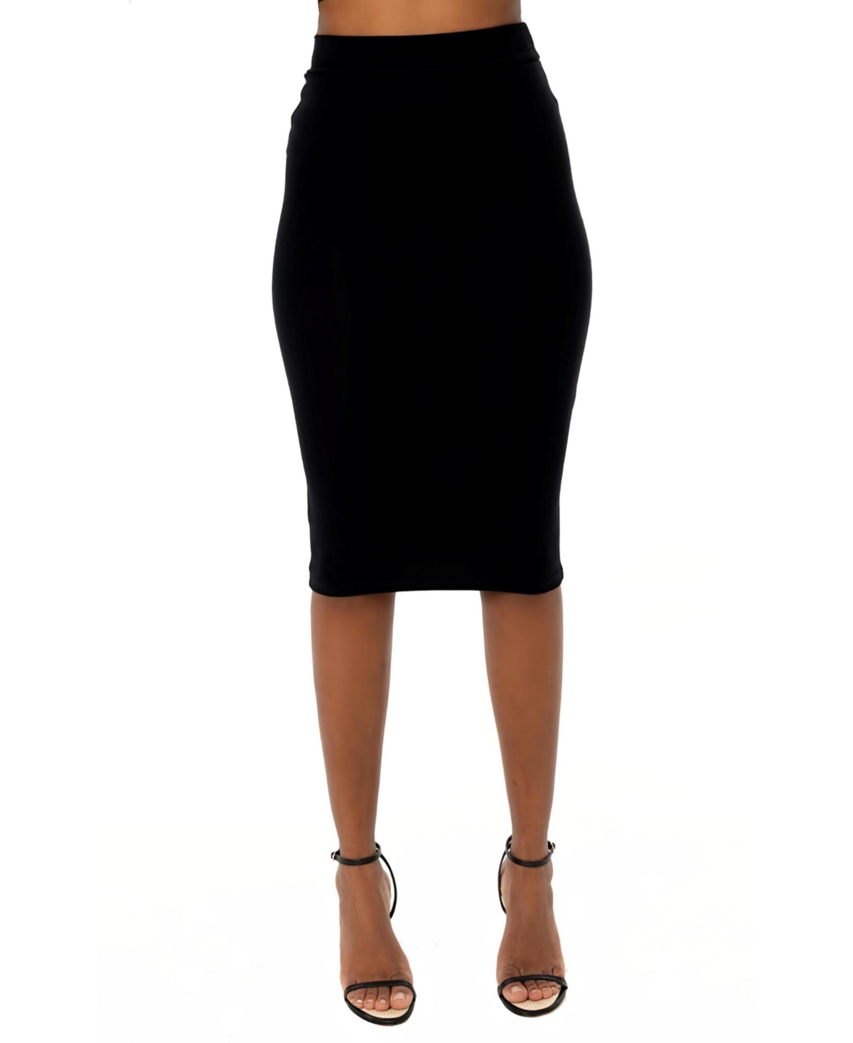 Click here for Dai Moda Womens Kelli Pencil Skirt - Black prices