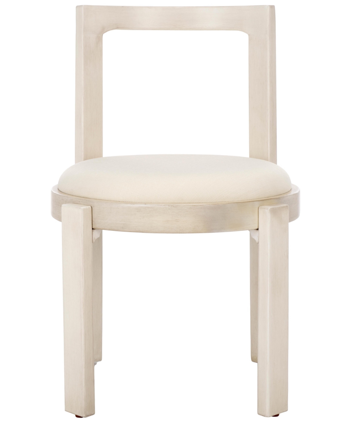 Click here for Safavieh Estes Round Dining Chair - White / ivory prices