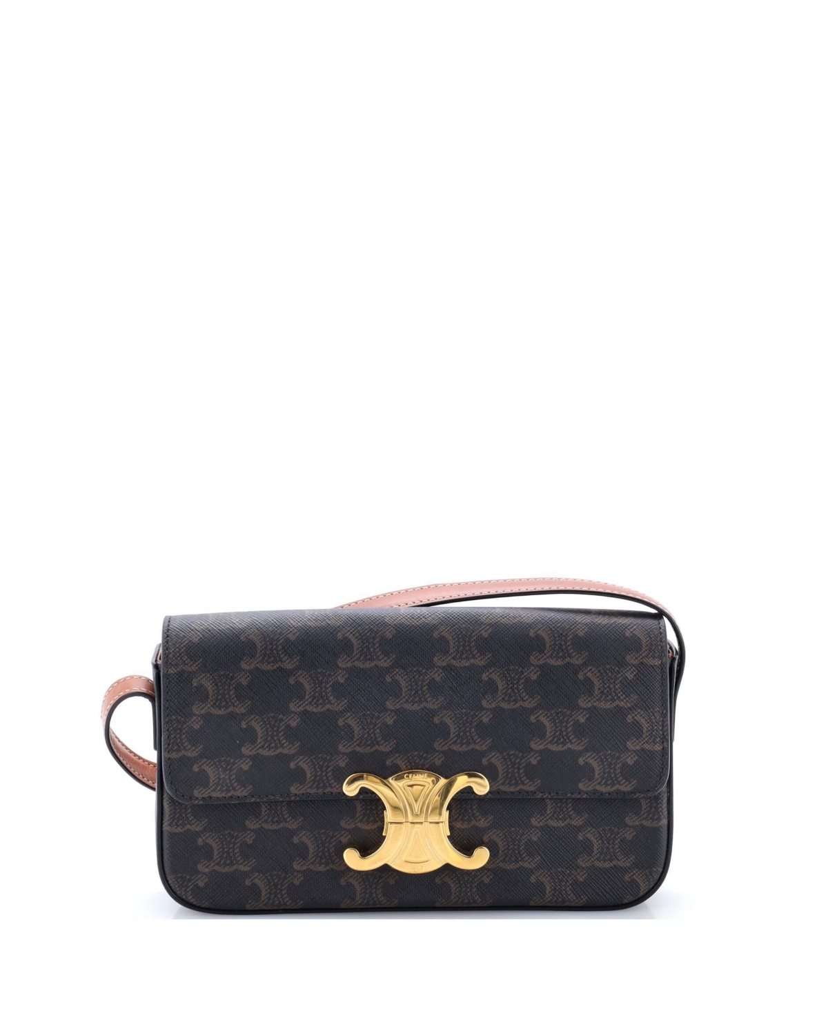 Click here for Pre-Owned Celine Triomphe East-West Shoulder Bag T... prices