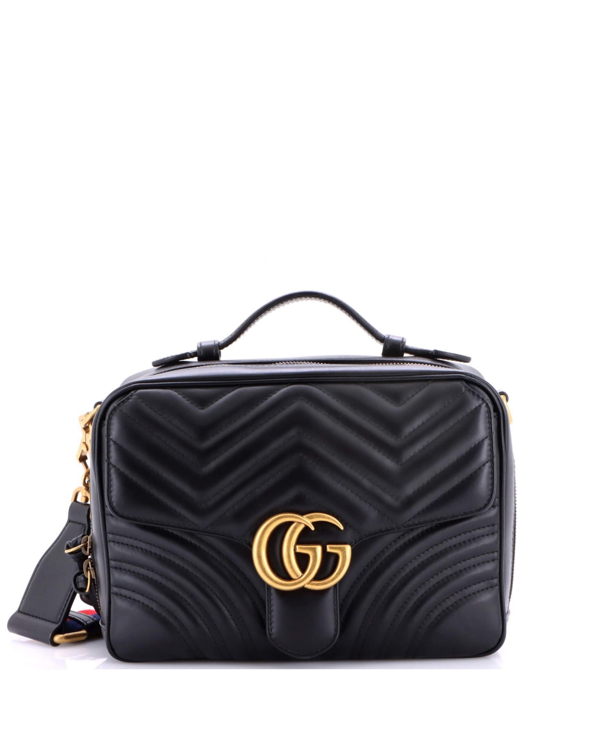 Click here for Pre-Owned Gucci Small Gg Marmont Zip Around Camera... prices