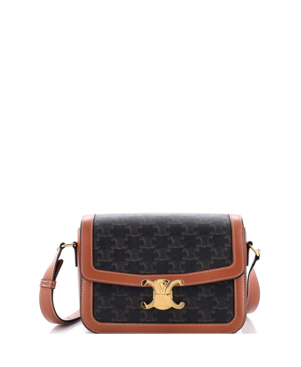 Click here for Pre-Owned Celine Medium Triomphe Shoulder Bag Trio... prices