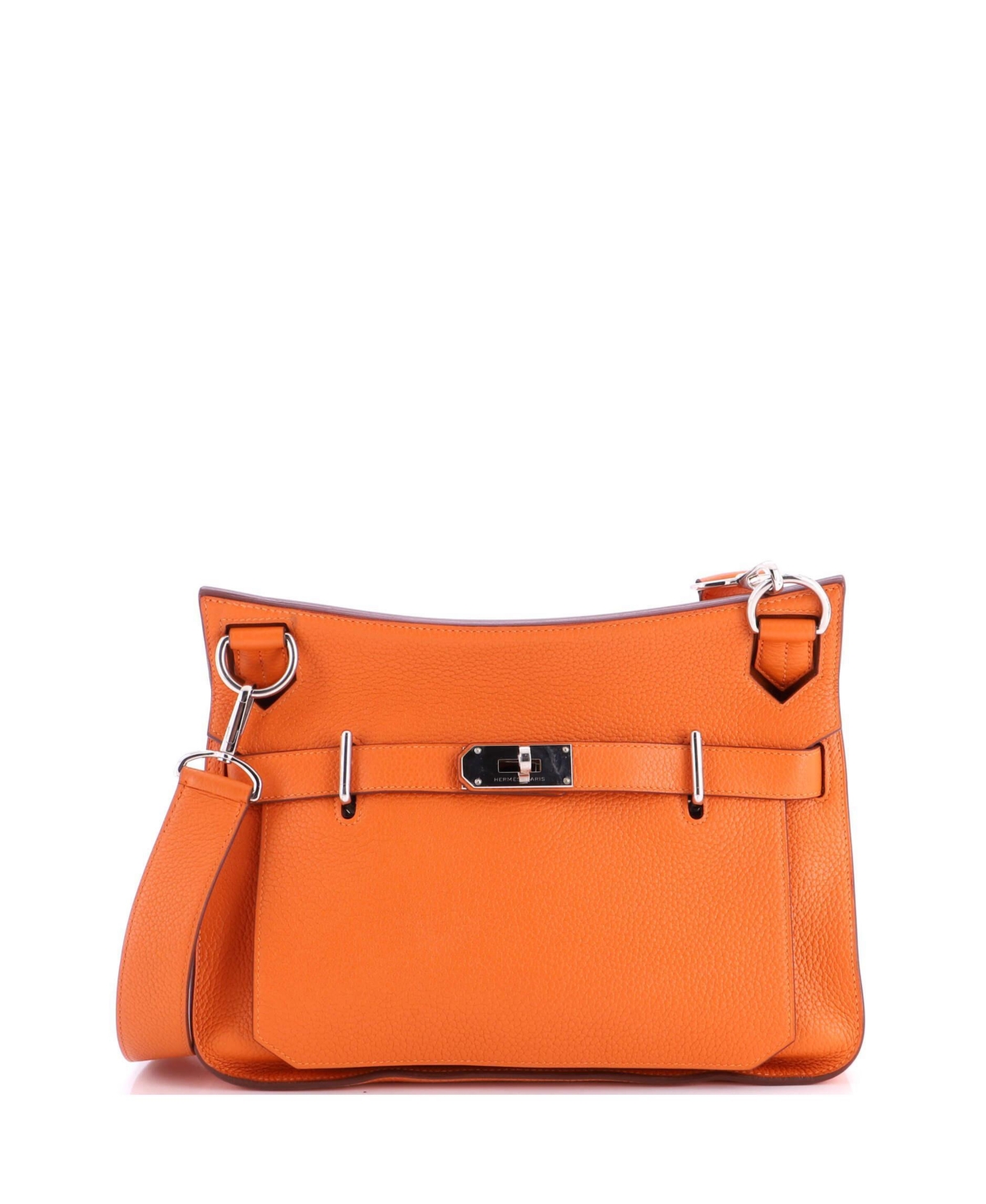 Click here for Pre-Owned HERMES 31 Jypsiere Bag Clemence - Orange prices