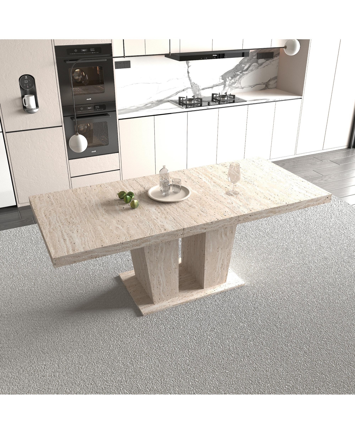 Click here for Boyel Living Rectangular extendable dining table... prices