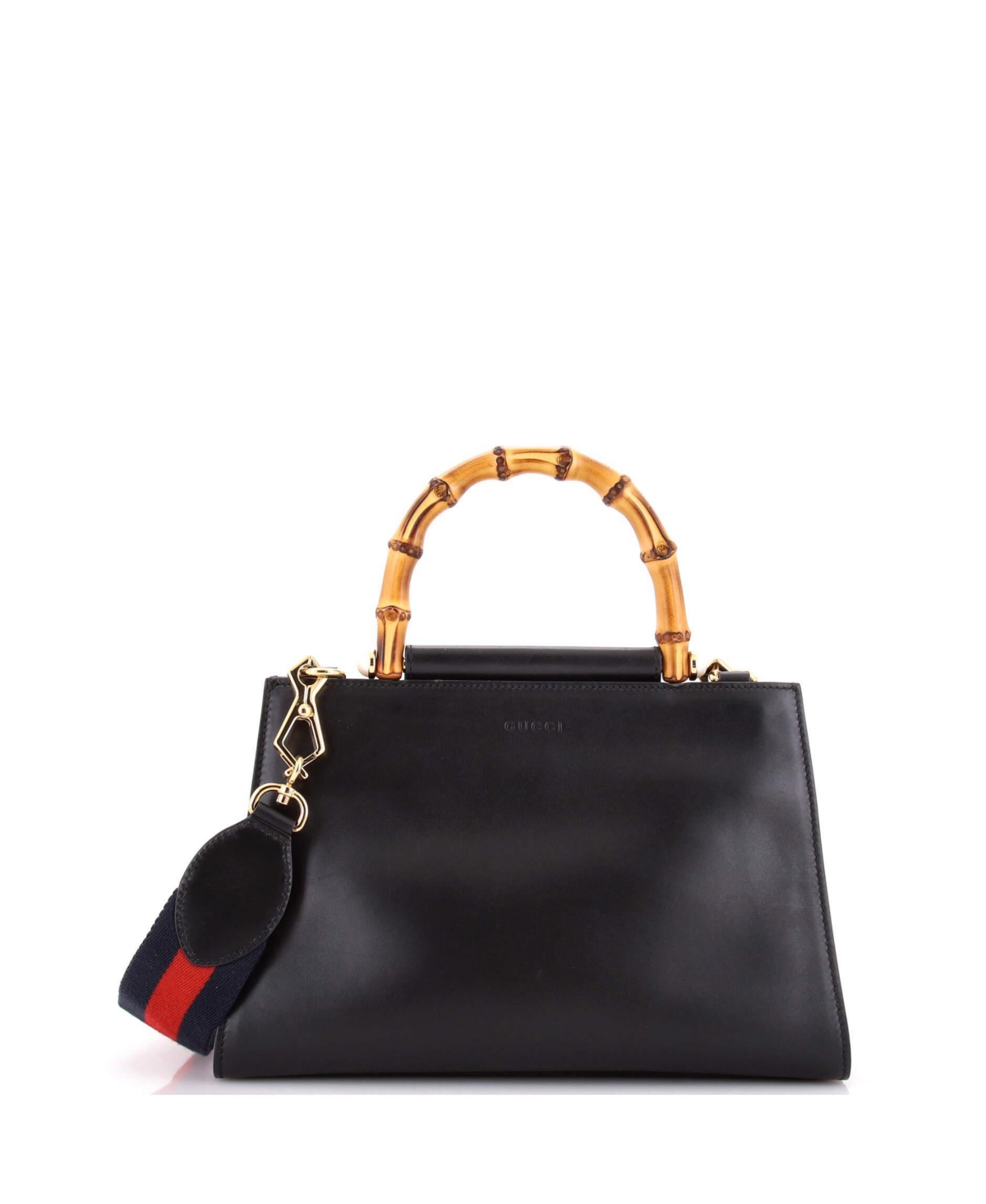 Click here for Pre-Owned Gucci Small Nymphaea Top Handle Bag Leat... prices