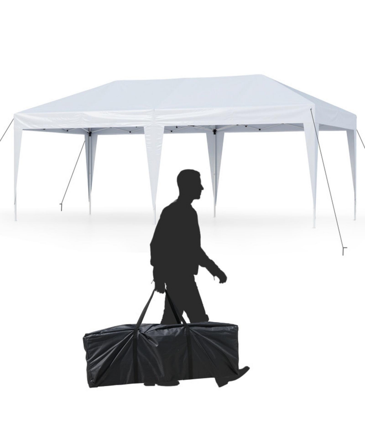 Click here for Sugift 10 x 20 Feet Pop Up Canopy Tent with Carry... prices
