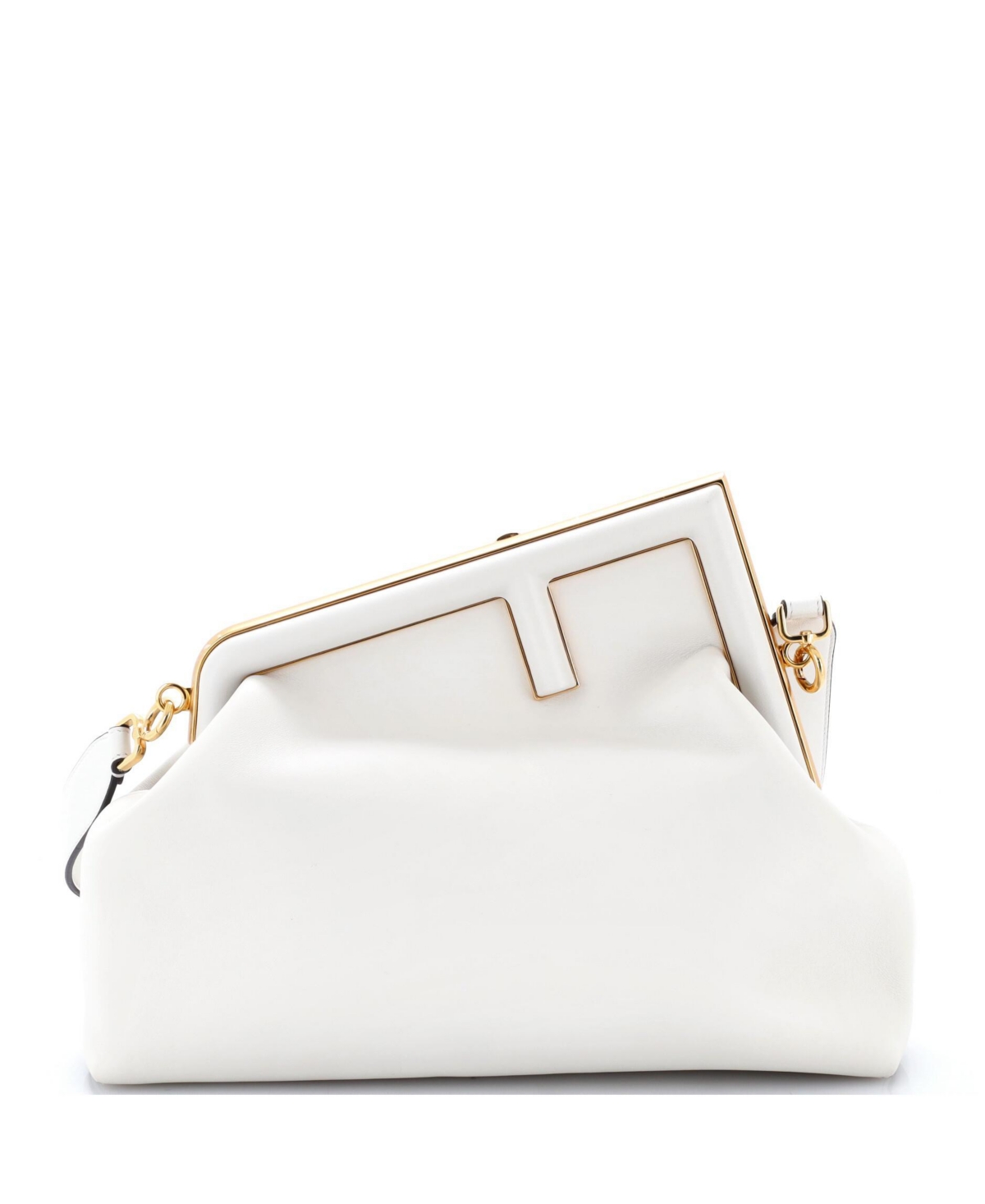 Click here for Pre-Owned Fendi Medium First Bag Leather - White prices