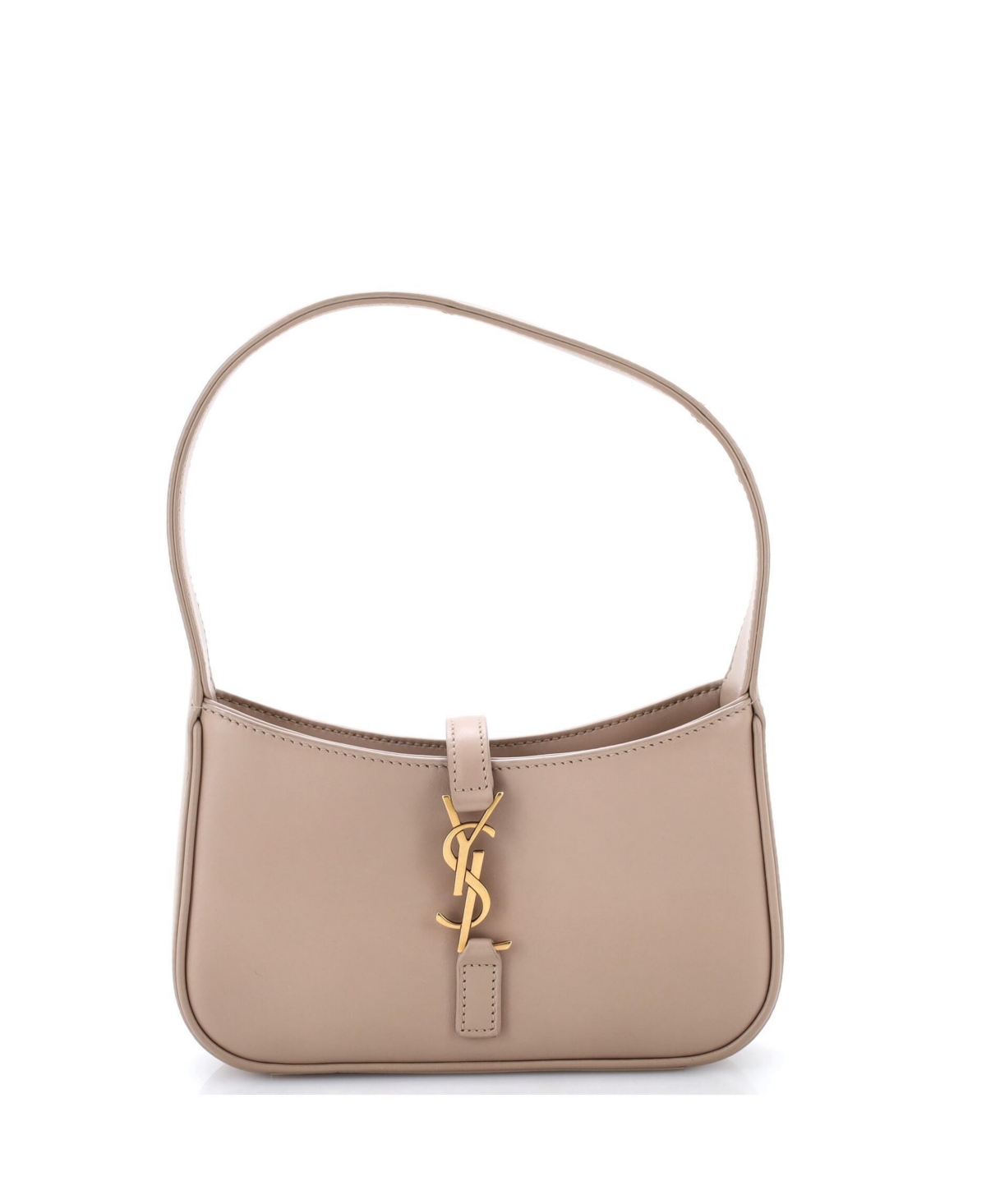 Click here for Pre-Owned Saint Laurent Mini Le 5 a 7 Hobo Leather... prices