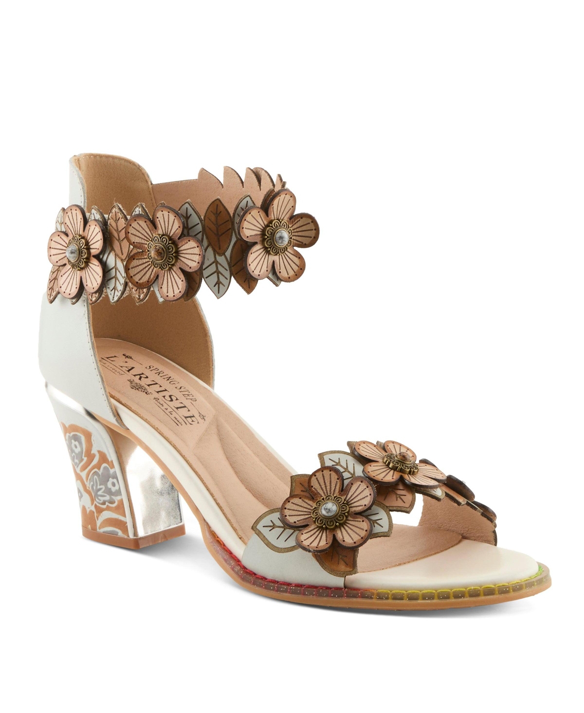 Click here for LArtiste Women s Doublelove Floral Block Heel with... prices
