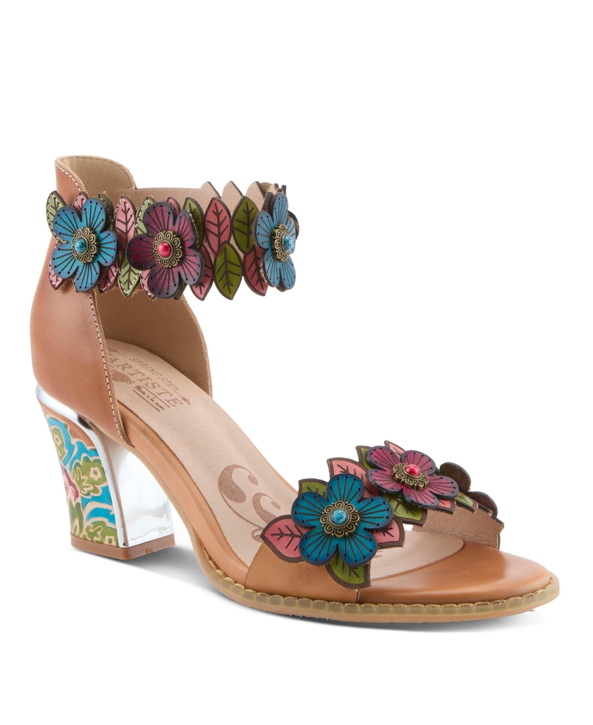 Click here for LArtiste Women s Doublelove Floral Block Heel with... prices