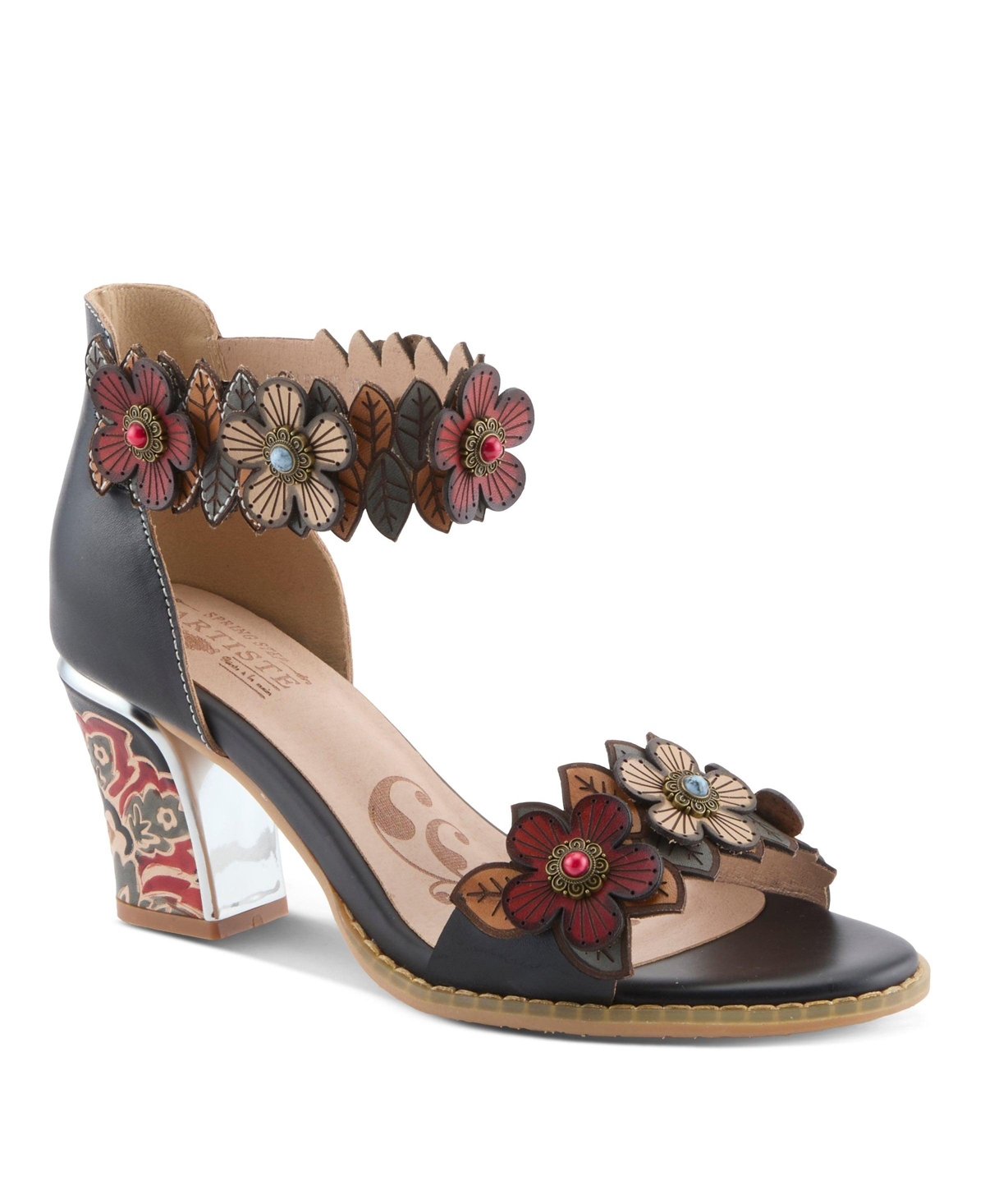 Click here for LArtiste Women s Doublelove Floral Block Heel with... prices