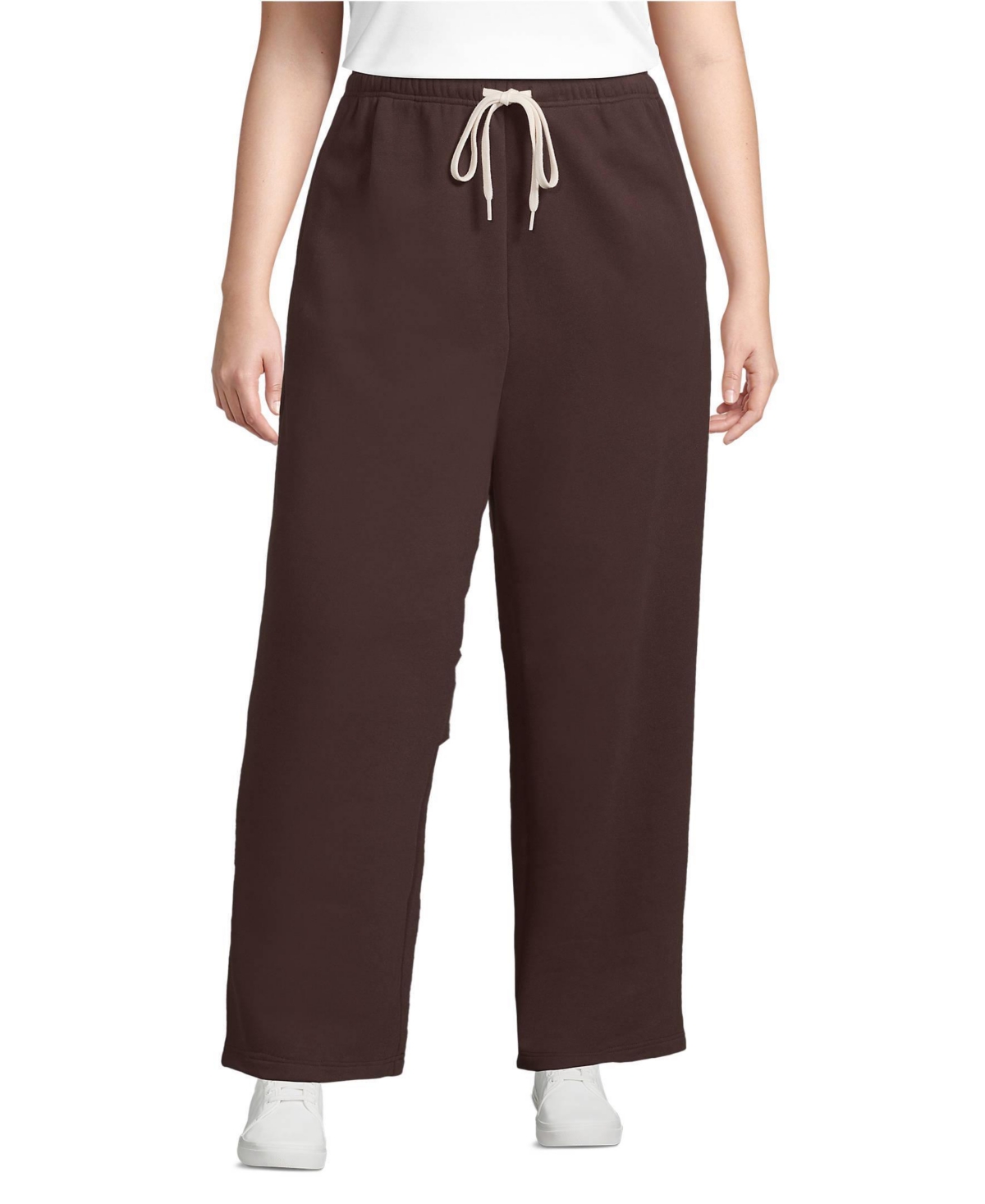 Click here for Lands End Plus Size Serious Sweats High Rise Relax... prices