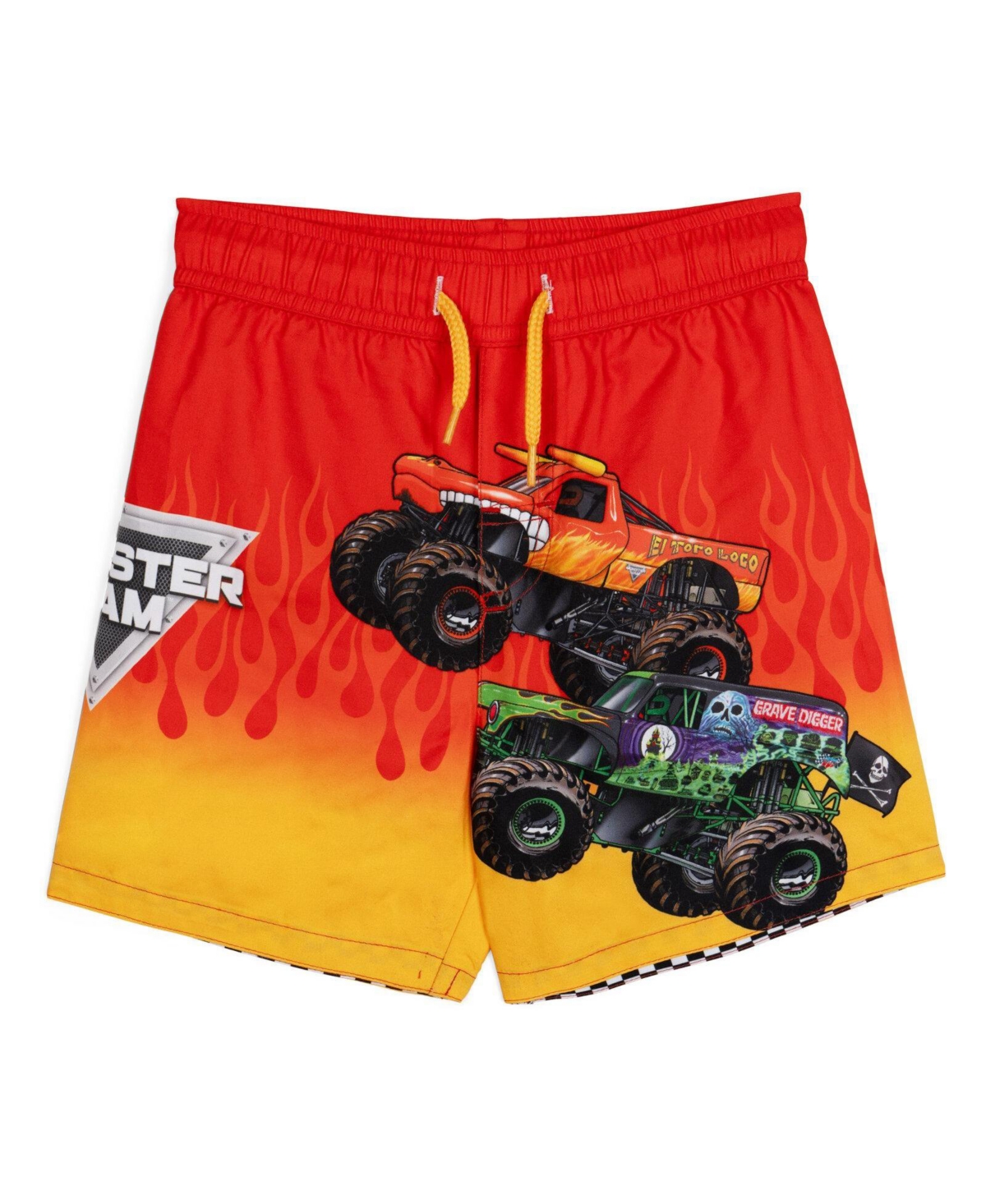 Click here for Monster Jam Toddler Boys Swim Trunks Bathing Suit... prices