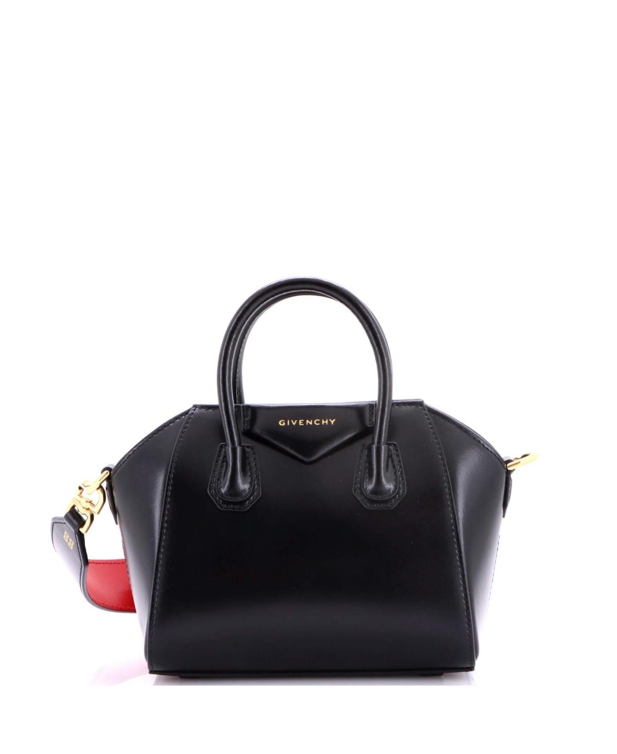 Click here for Pre-Owned Givenchy Toy Antigona Bag Glazed Leather... prices