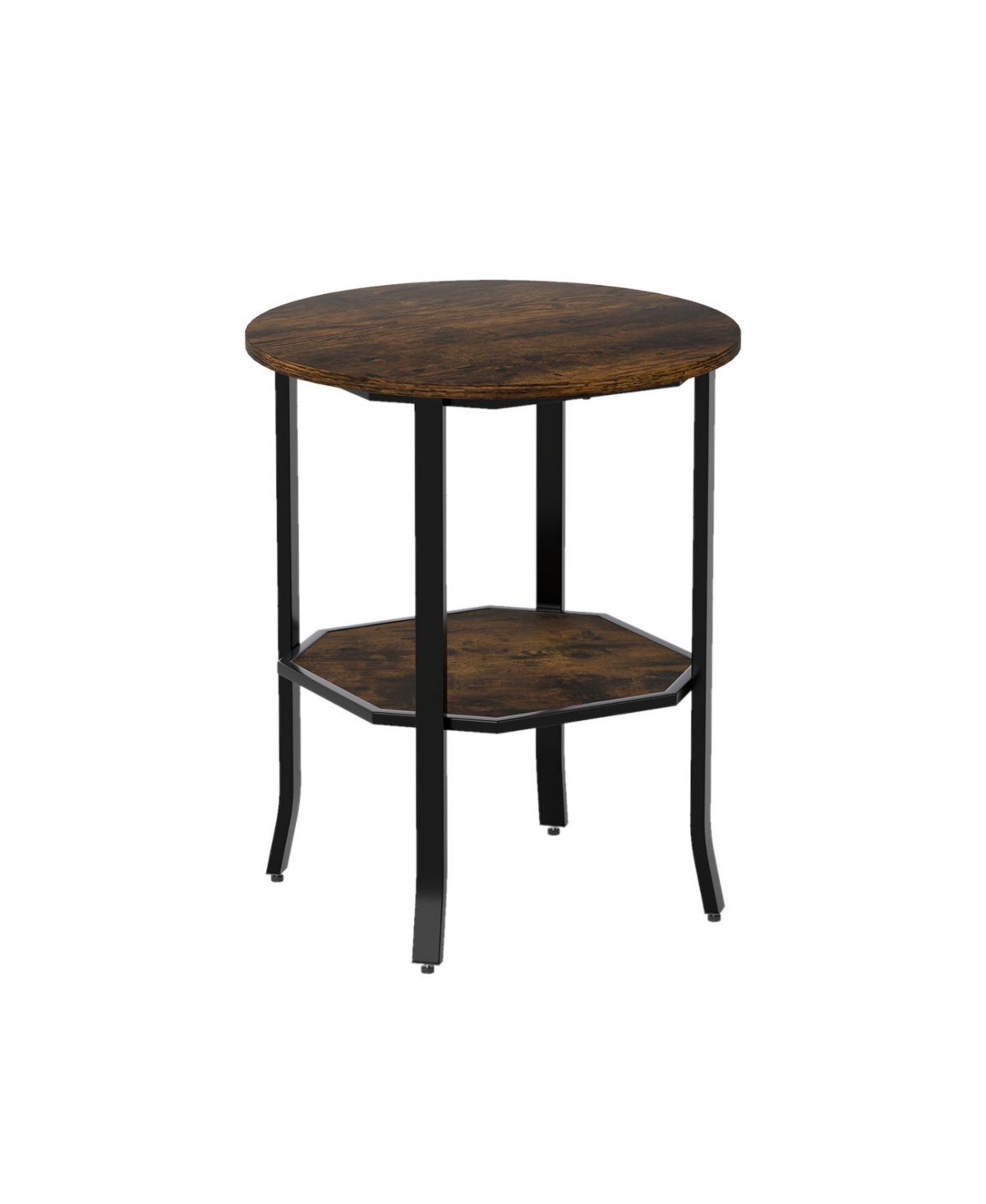 Click here for Slickblue Small Space Round Side Table with Storag... prices