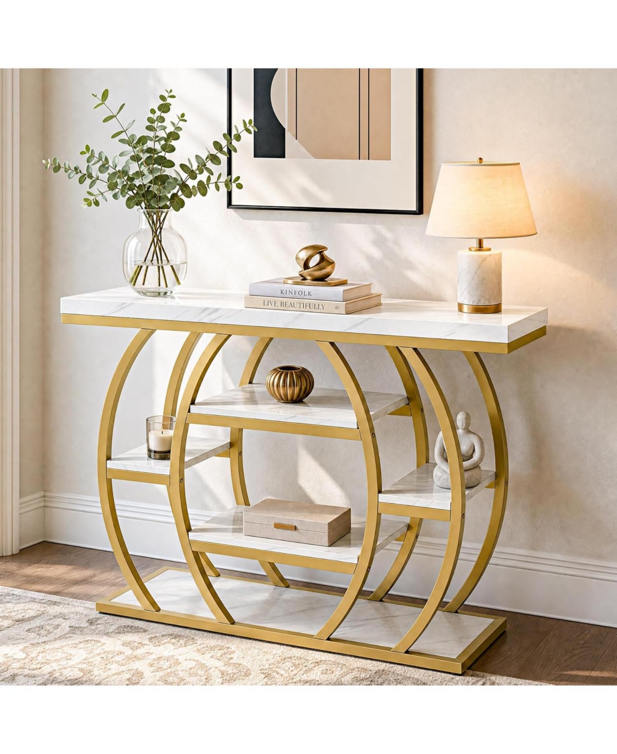 Click here for Tribesigns Modern Console Table  41.3 Narrow Entry... prices