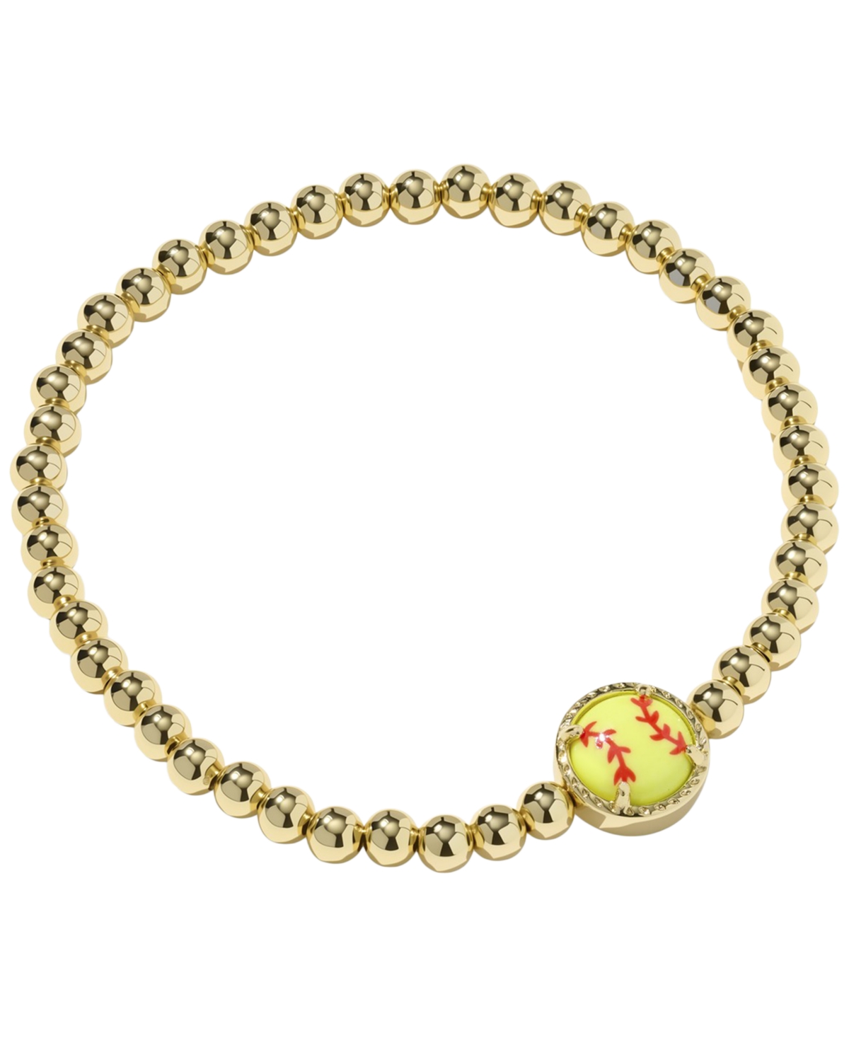 Click here for Kendra Scott 14k Gold-Plated Softball Stretch Brac... prices