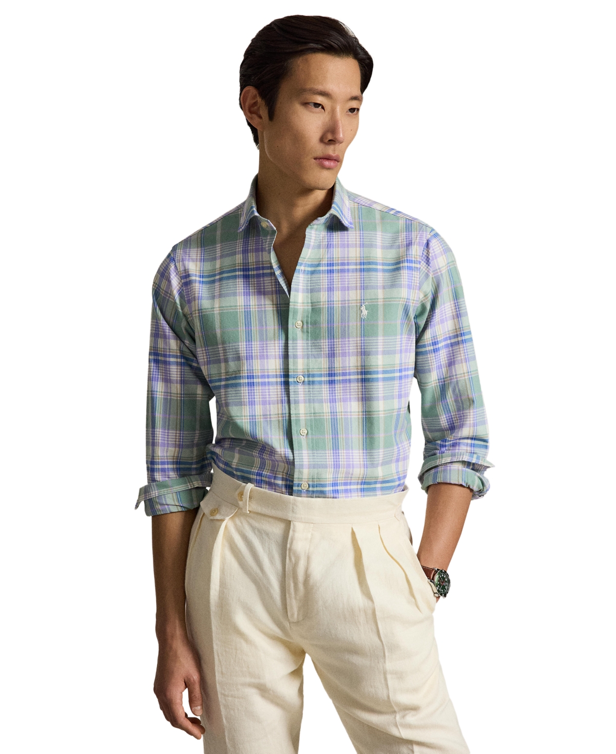 Click here for Polo Ralph Lauren Mens Classic Fit Long Sleeve Oxf... prices