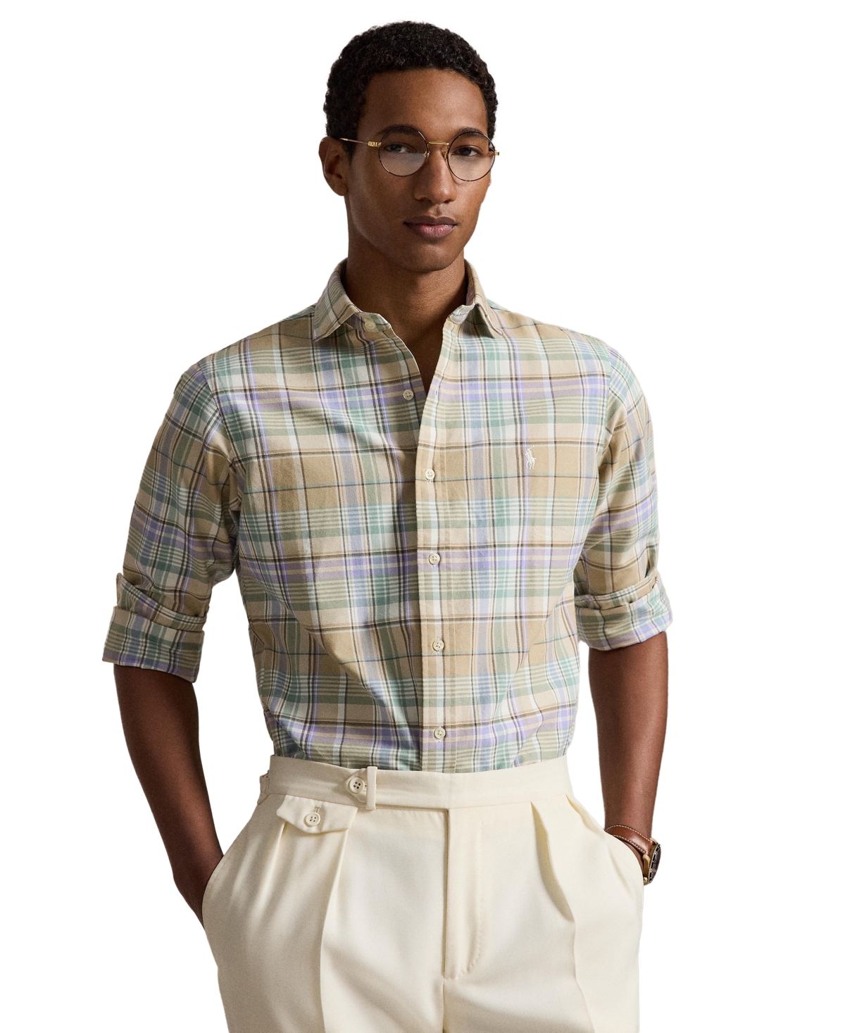 Click here for Polo Ralph Lauren Mens Classic Fit Long Sleeve Oxf... prices