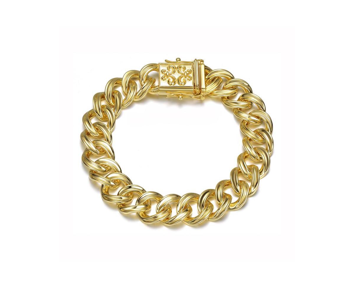 Click here for Rachel Glauber Mens Unique 14K Gold Plated Ornate... prices