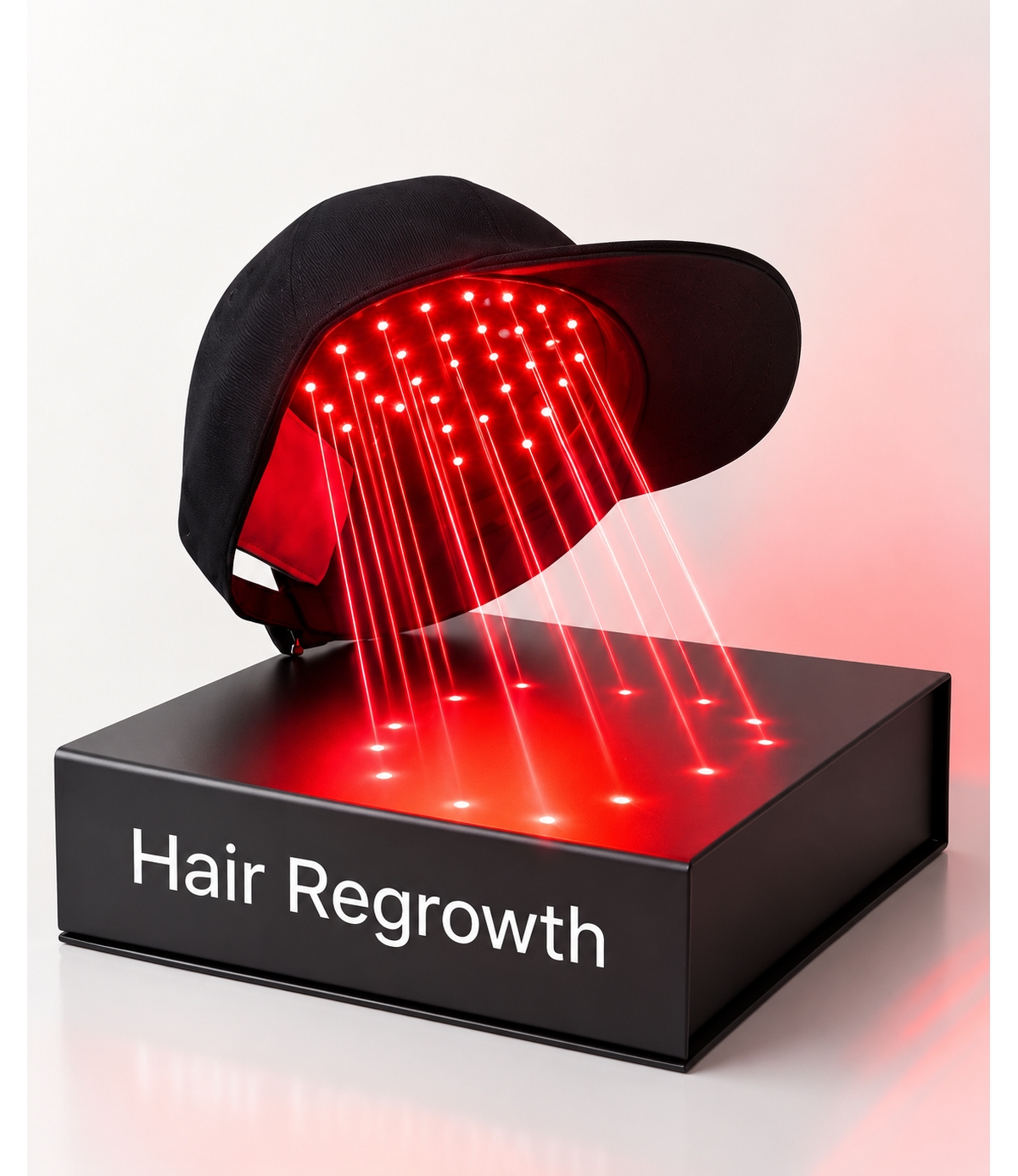 Click here for Laser Cap Led Red and Blue Light Therapy Hat - Bla... prices