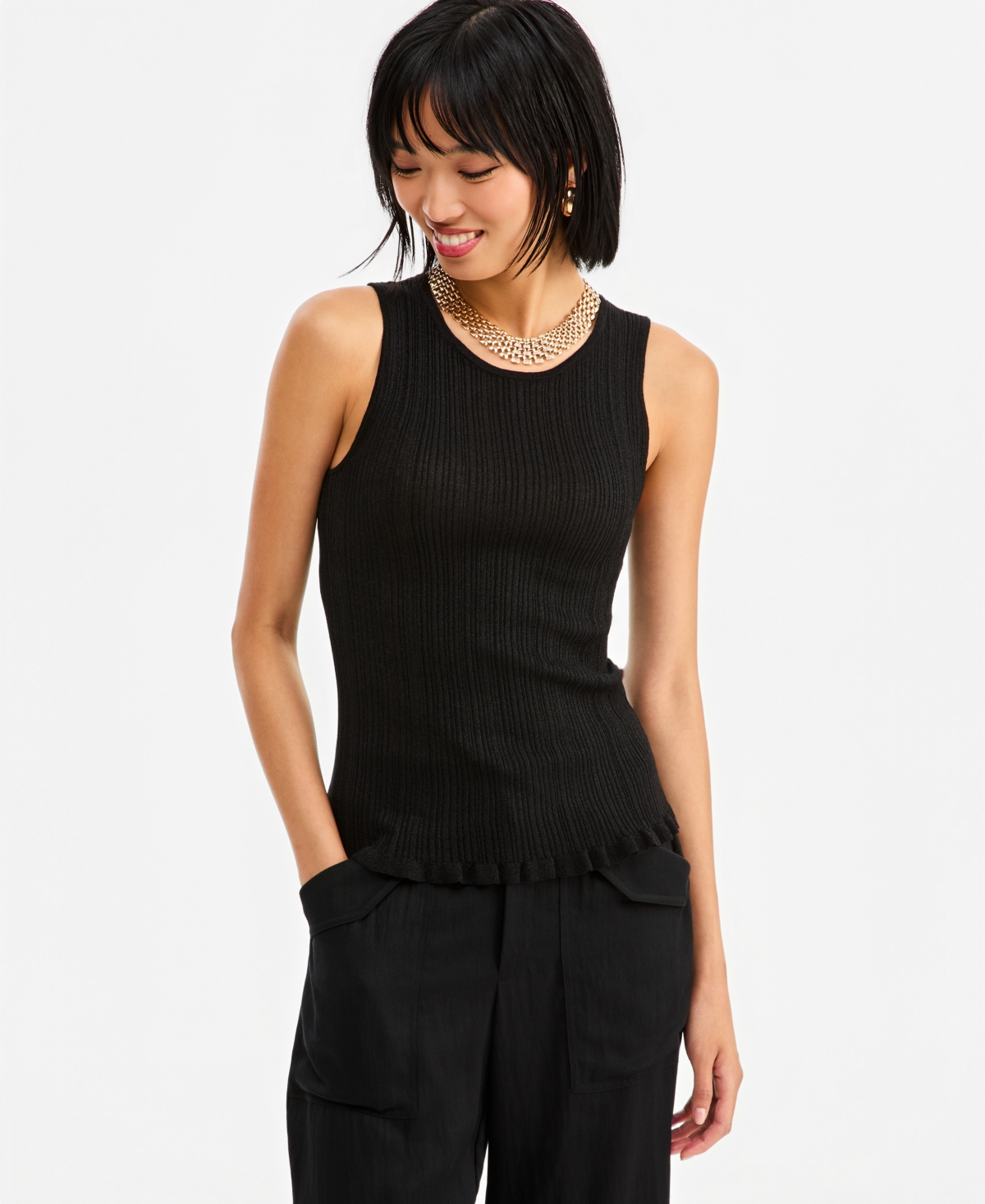Click here for I.n.c. International Concepts Womens Sleeveless Cr... prices