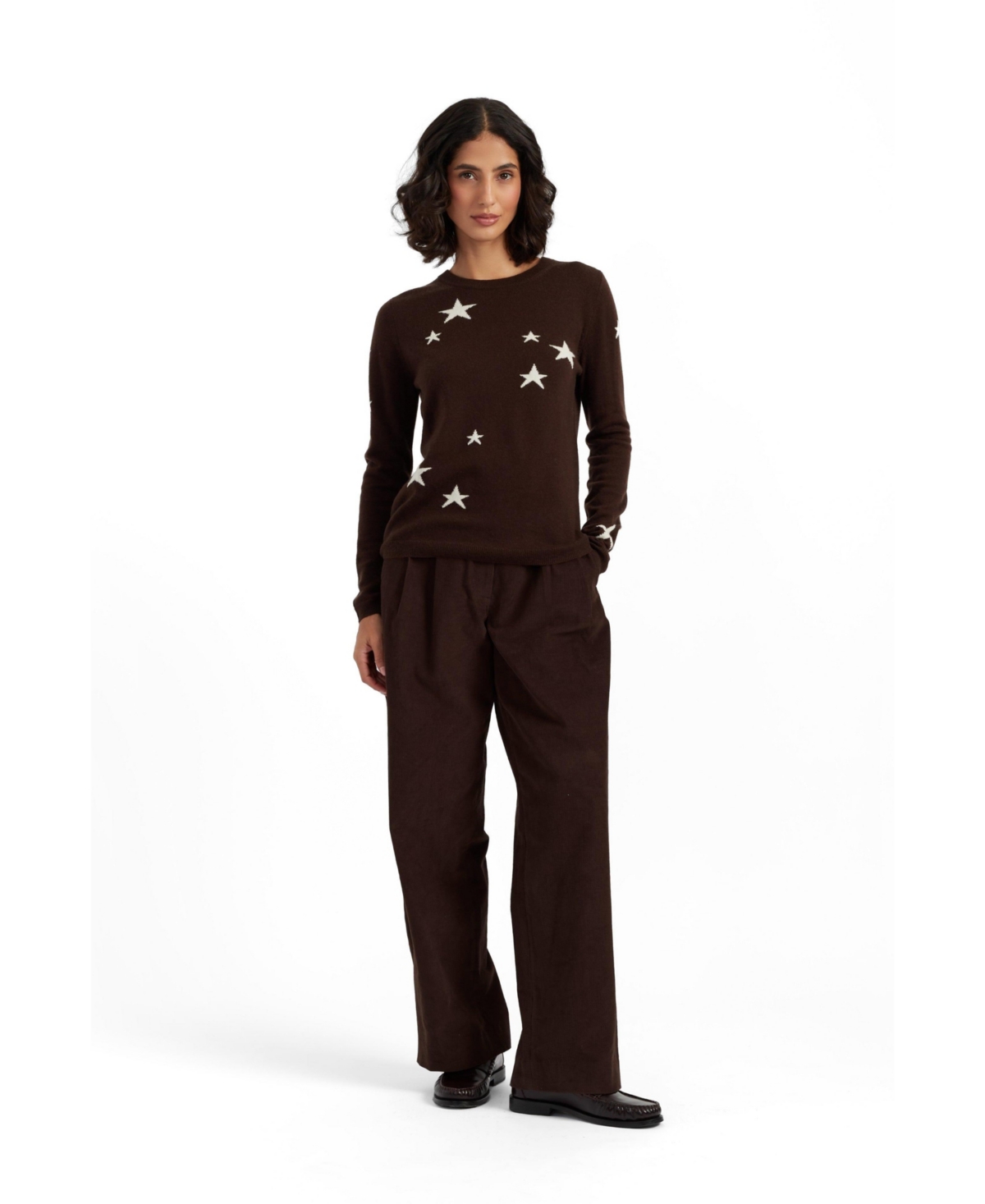 Click here for Chinti & Parker Womens Wool Cashmere Star Sweater... prices