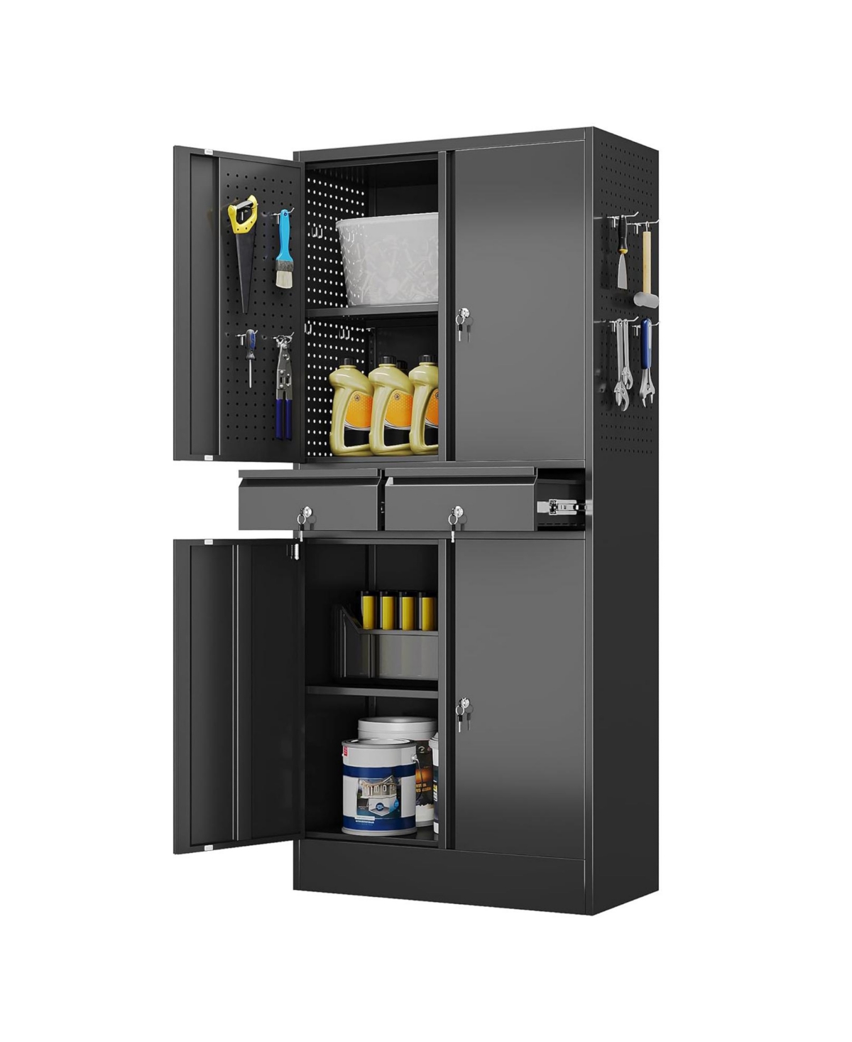 Click here for Boyel Living 71 Metal Garage Storage Cabinet with... prices