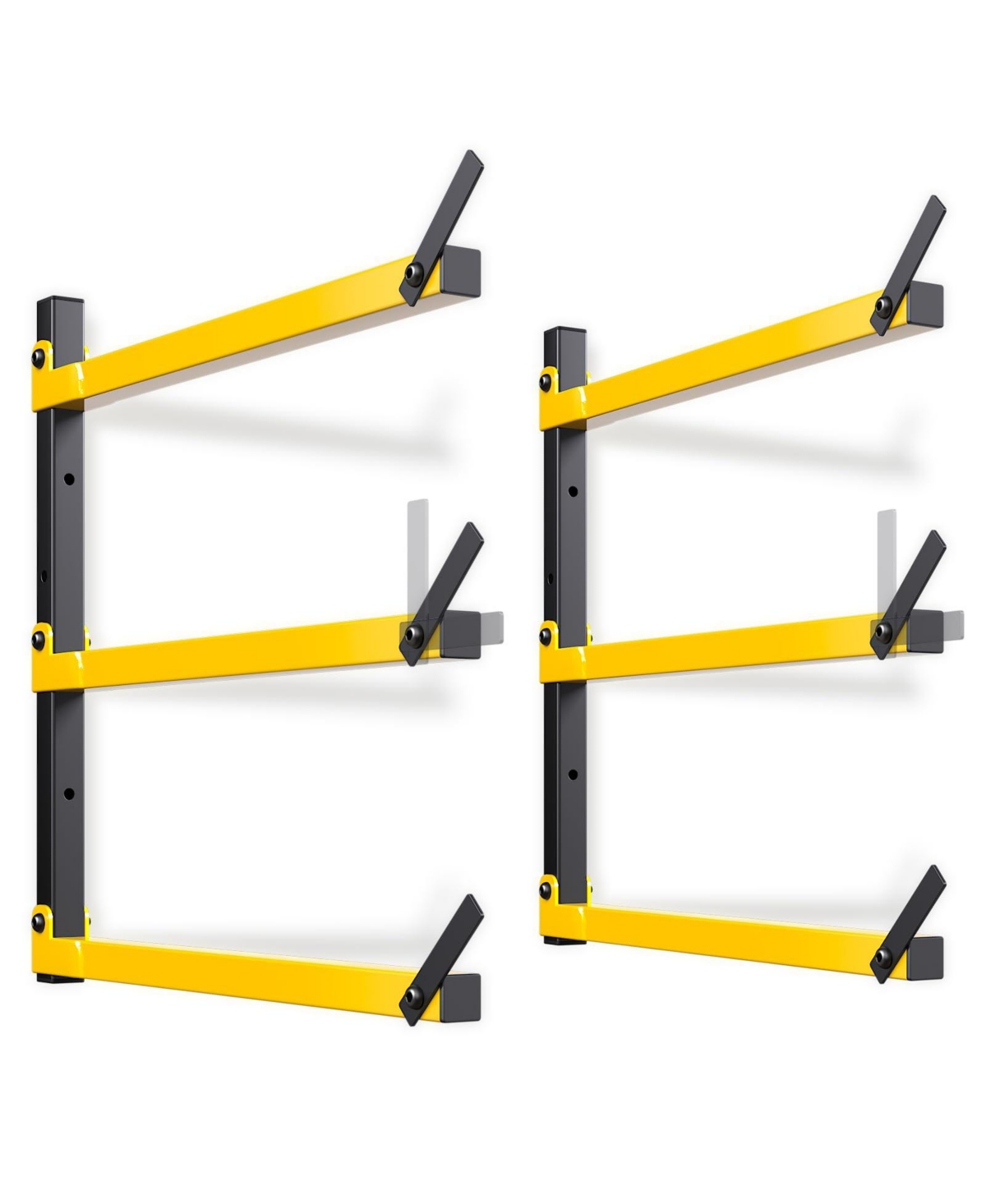Click here for Xdovet Lumber Rack Wall Mounted Metal Folding 3-Le... prices