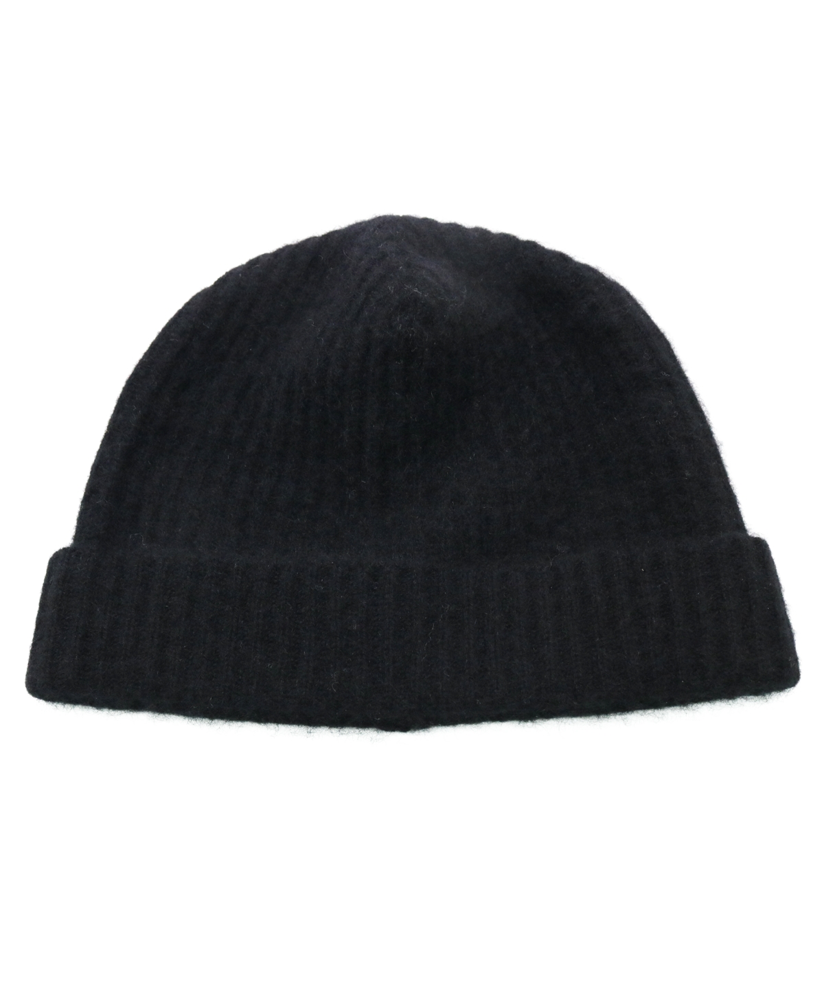 Click here for Portolano Mens Folded Cuff Ribbed Hat - Black prices
