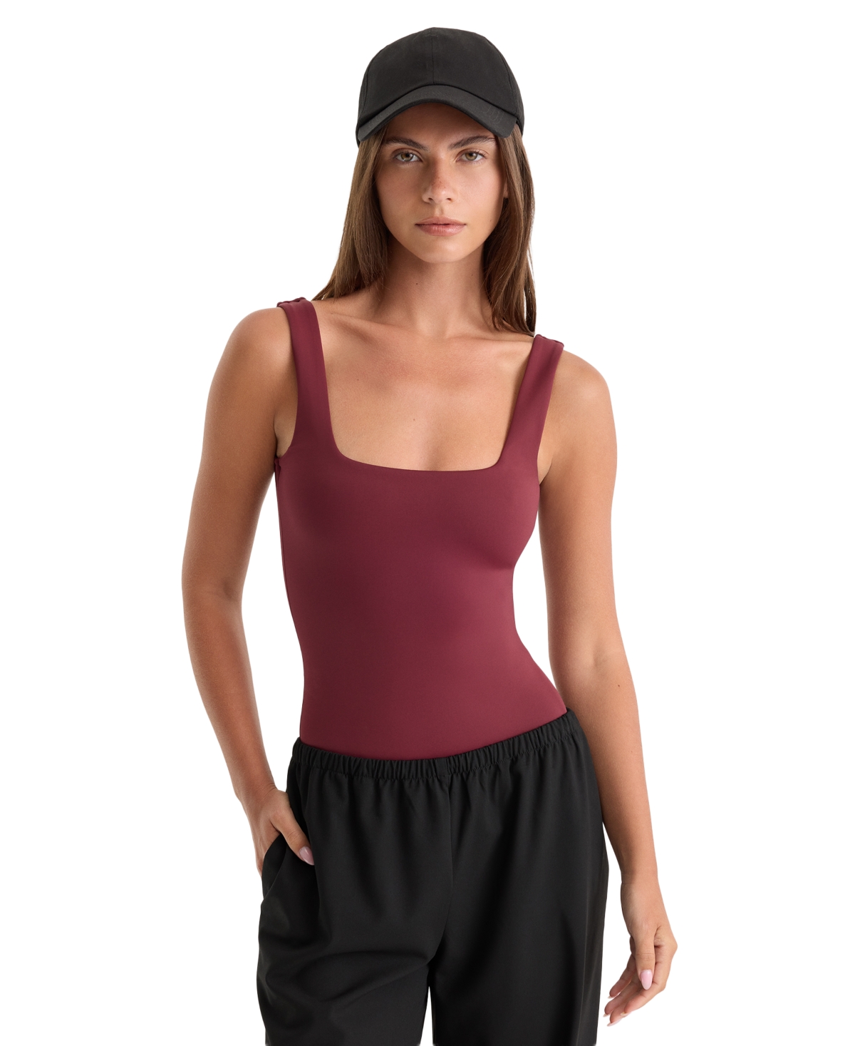 Click here for Good American Womens Scuba Modern Tank Bodysuit -... prices