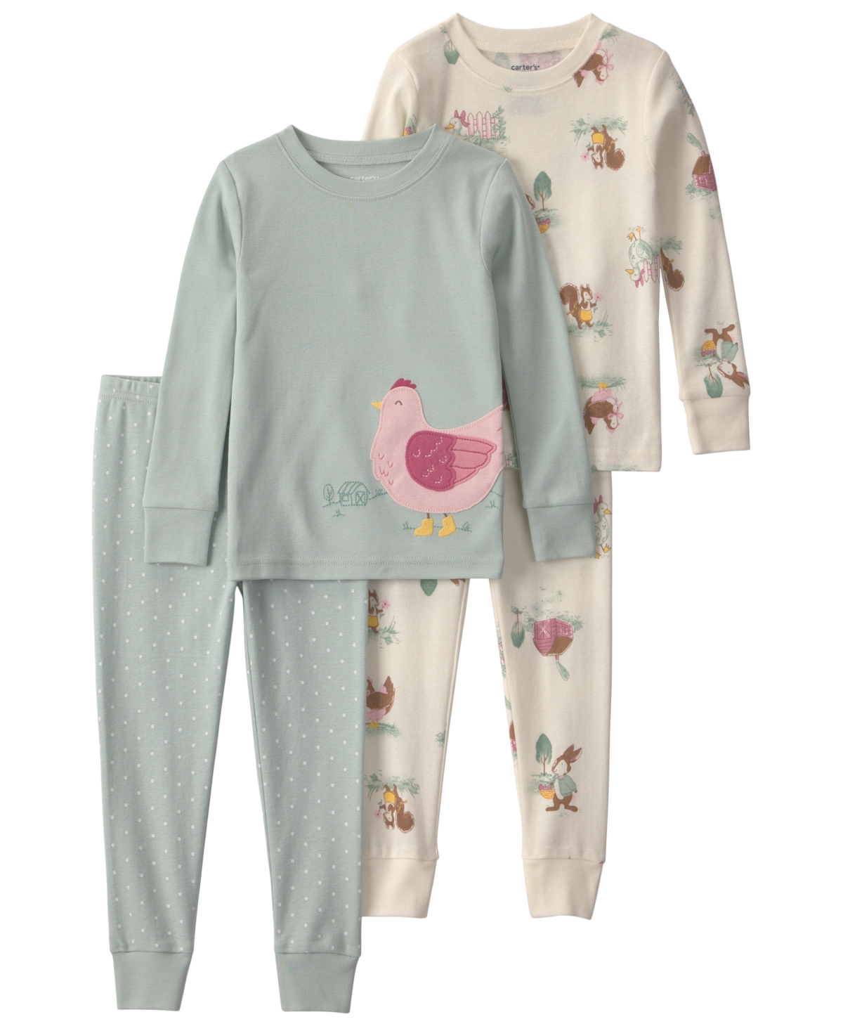 Click here for Carters Toddler Girls 2T-5T Country Chicken Snug F... prices