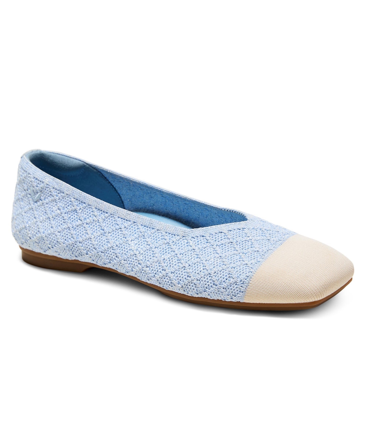 Click here for Vivaia Womens Margot Square-Toe V-Cut Slip on Ball... prices