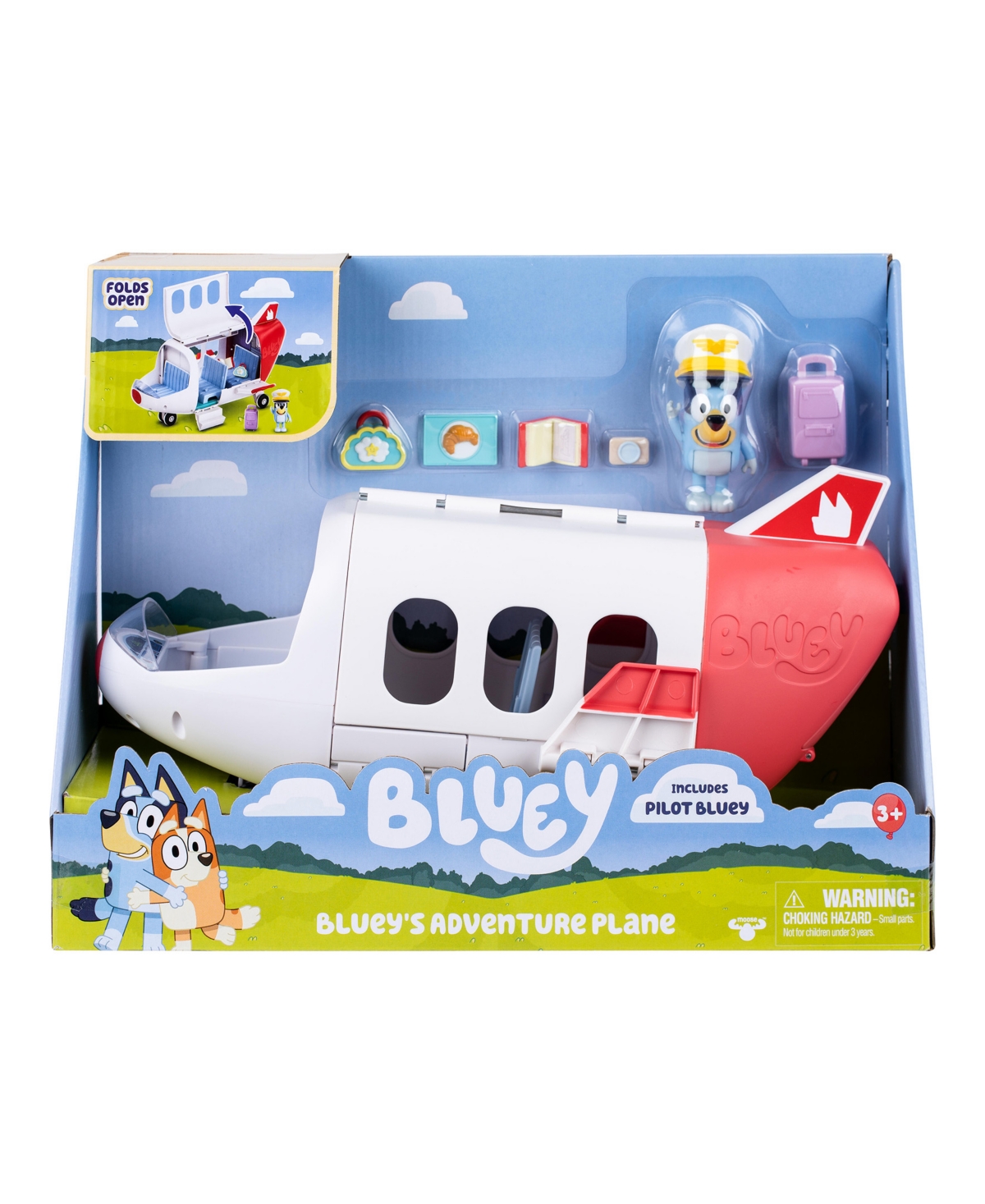 Click here for Bluey Jet with Opening Cabin & Storage 8-Piece Pla... prices