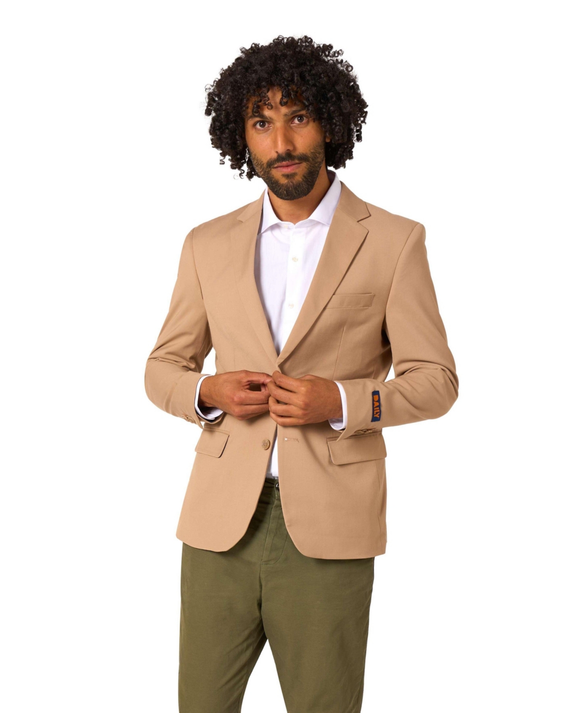 Click here for OppoSuits Mens Daily Blazers - Beige prices