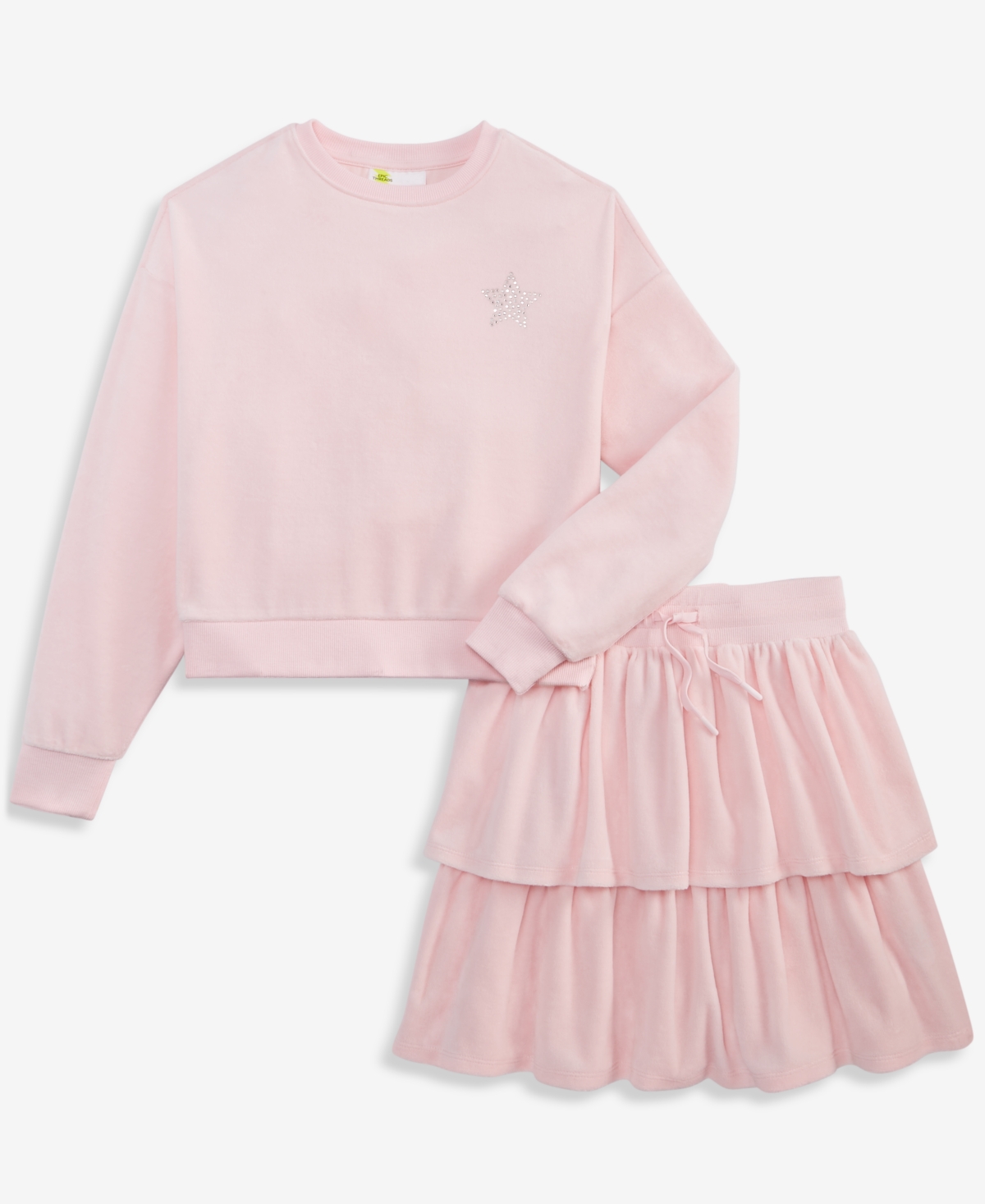 Click here for Epic Threads Girls Xs-xl Star Crewneck Velour Swea... prices