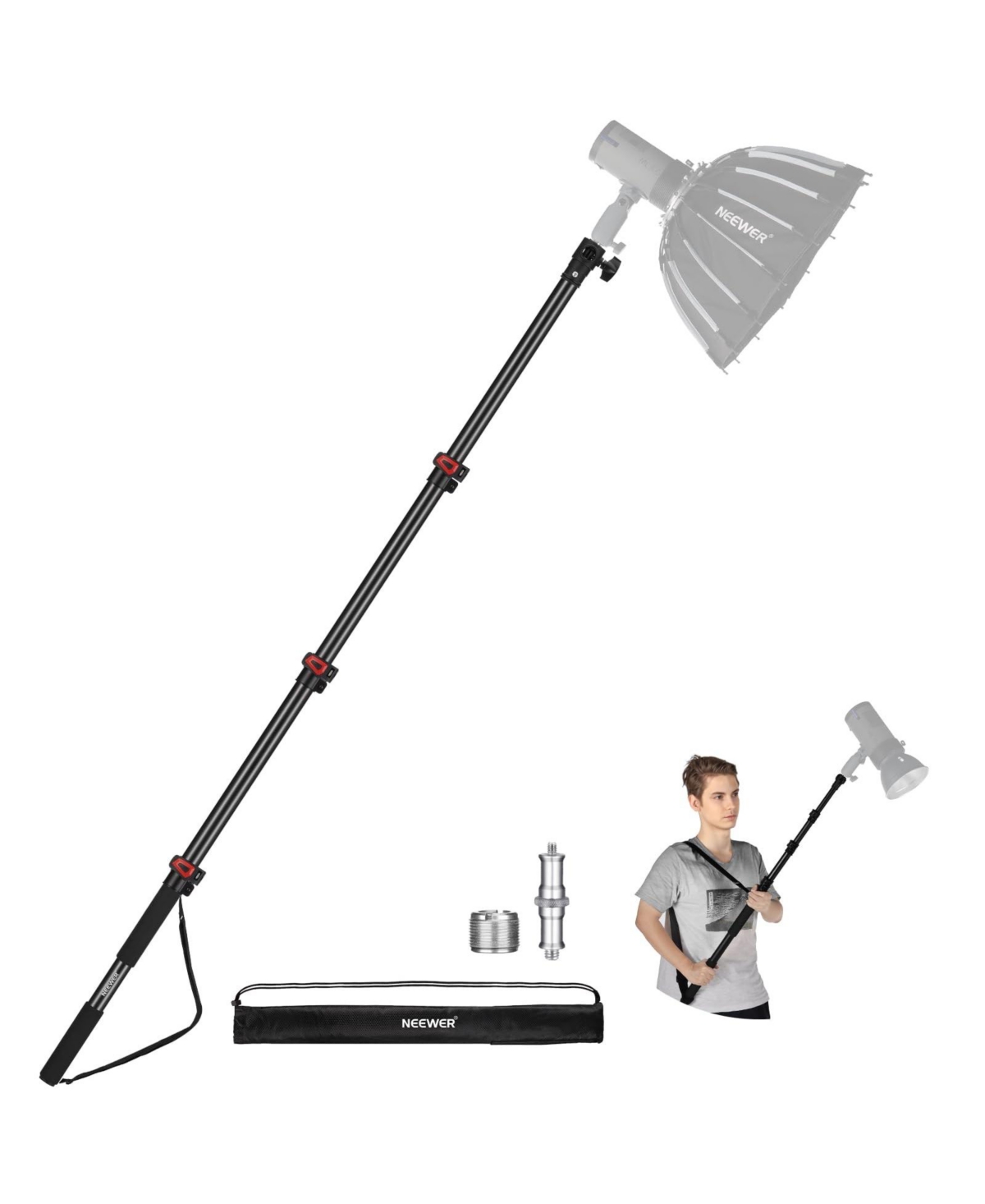 Click here for Neewer Ms-230C Microphone with 7.5ft  230cm  11LB prices