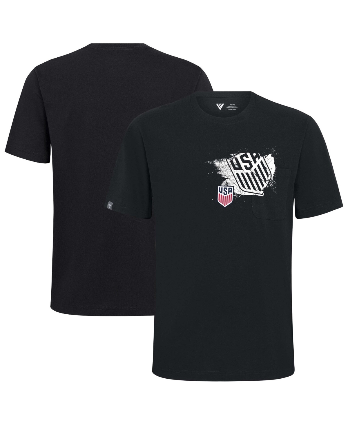 Click here for LevelWear Mens Black Usmnt Focal Blasted T-Shirt -... prices