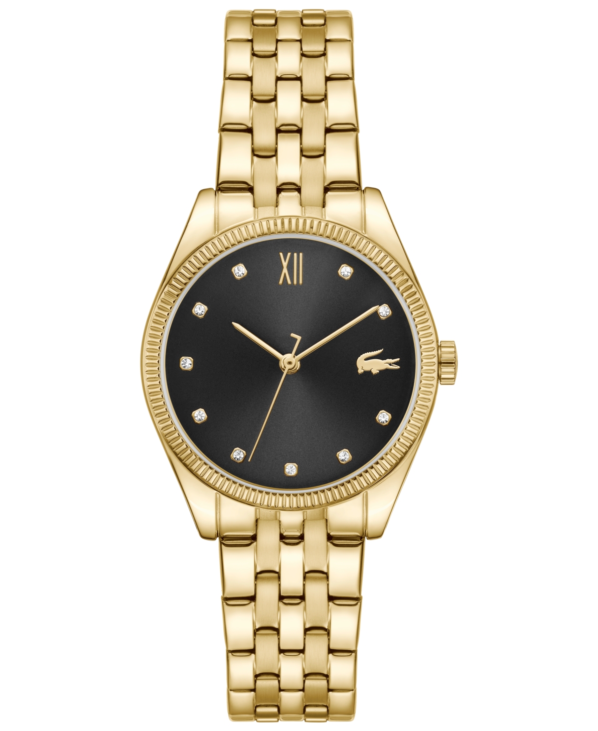 Click here for Lacoste Womens Quartz Parisienne Gold-Tone Stainle... prices