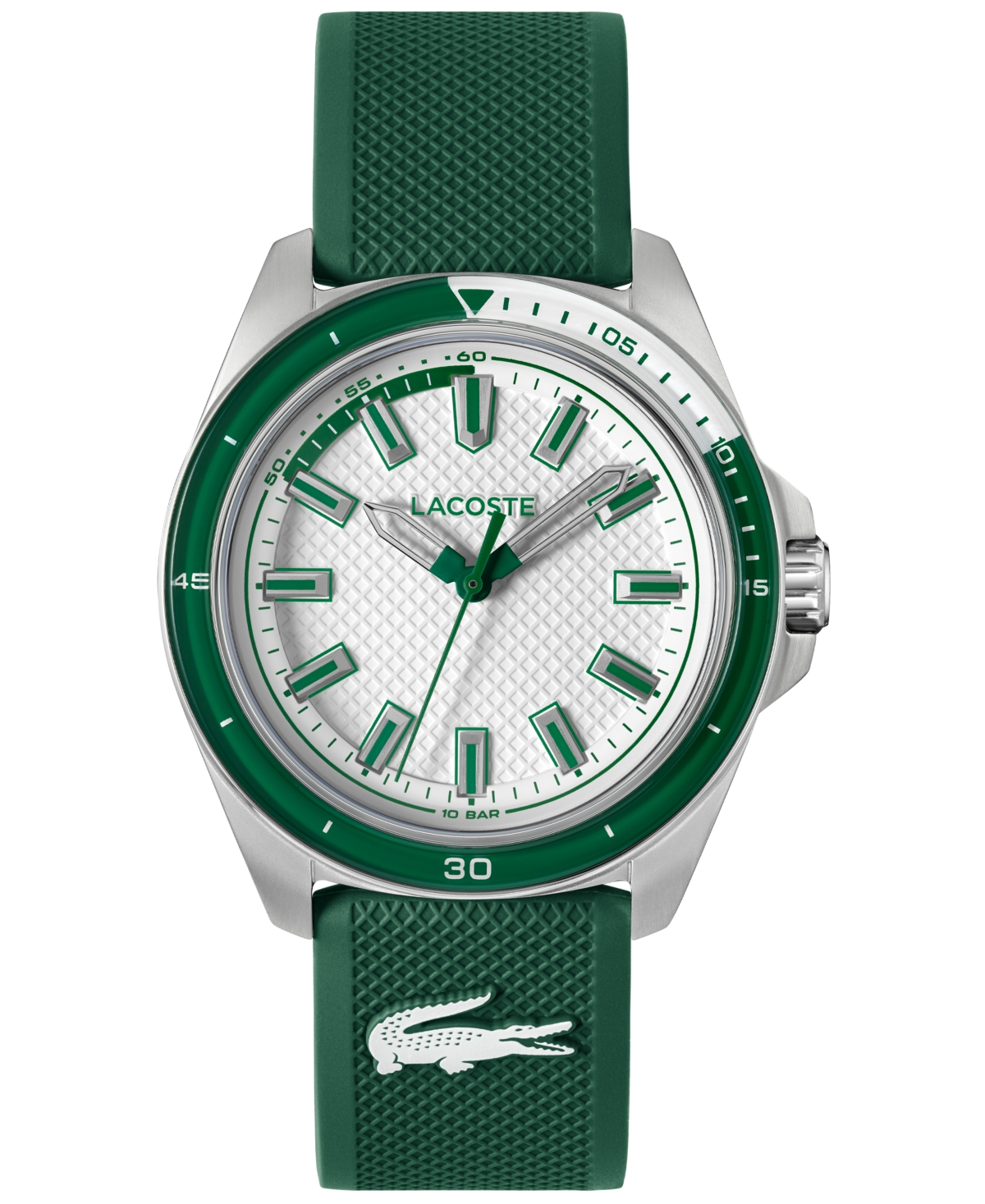 Click here for Lacoste Mens Quartz Capbreton Green Silicone Strap... prices