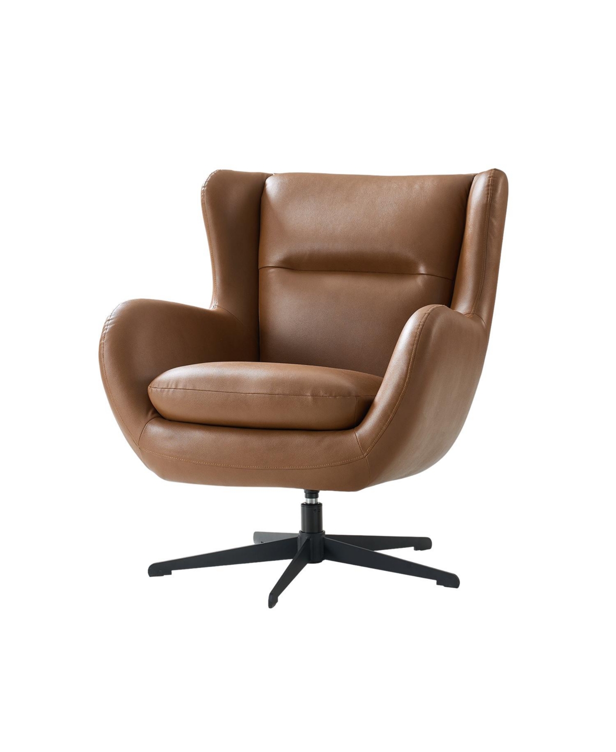 Click here for Hulala Home Quill Modern Faux Leather Swivel Arm C... prices